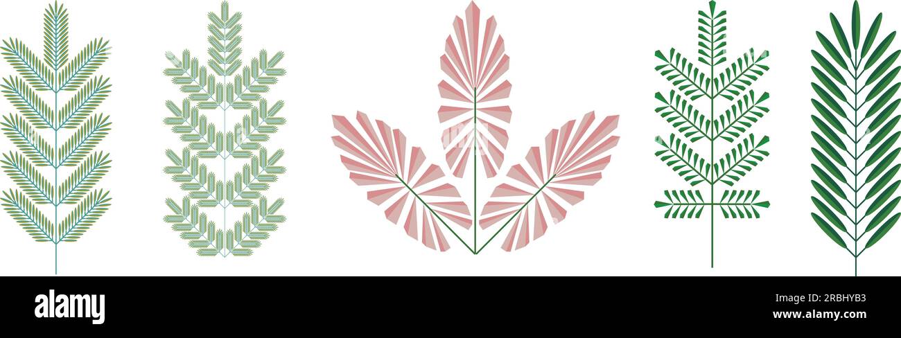 Artistic leaf illustrations hi-res stock photography and images - Alamy
