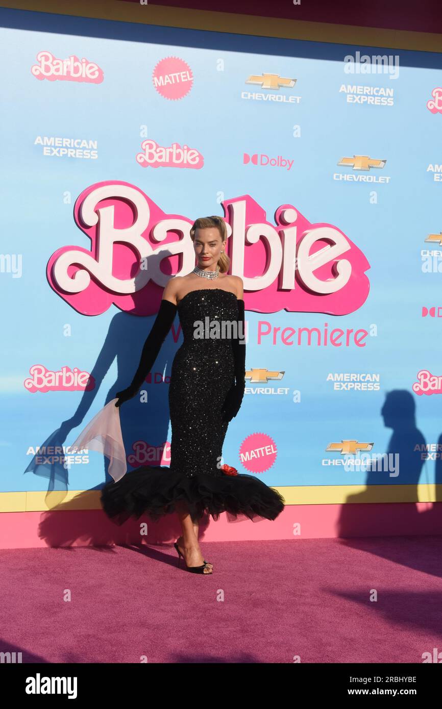 Los Angeles, California, USA 9th July 2023 Actress Margot Robbie ...