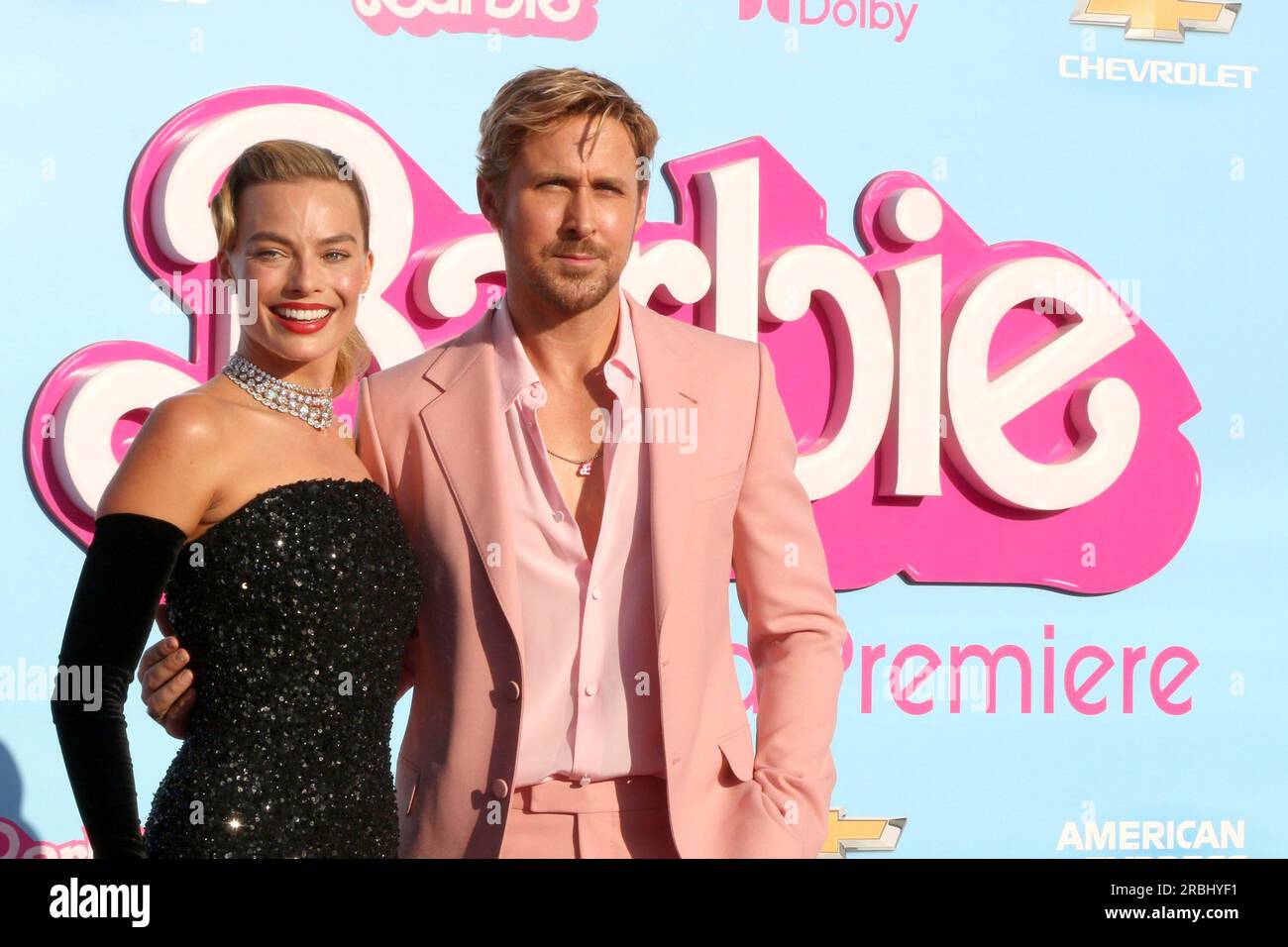 Los Angeles, CA. 9th July, 2023. Margot Robbie, Ryan Gosling at ...