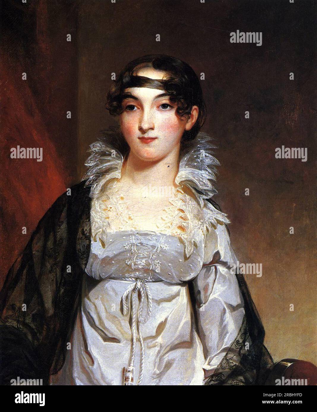 Mrs. Edward Hudson 1814 by Thomas Sully Stock Photo - Alamy