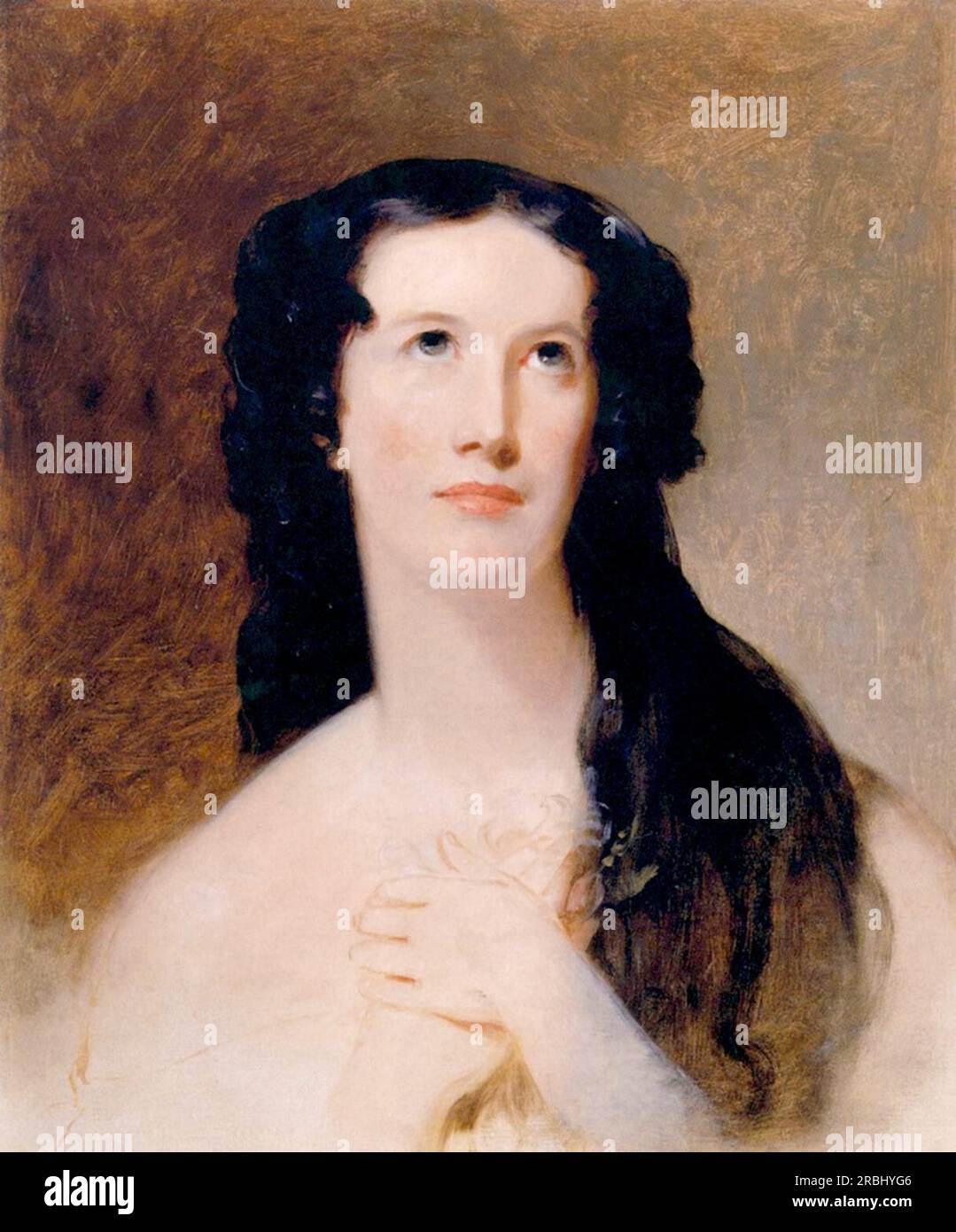 Mary Ann Paton (Mrs. Wood) 1836 by Thomas Sully Stock Photo - Alamy