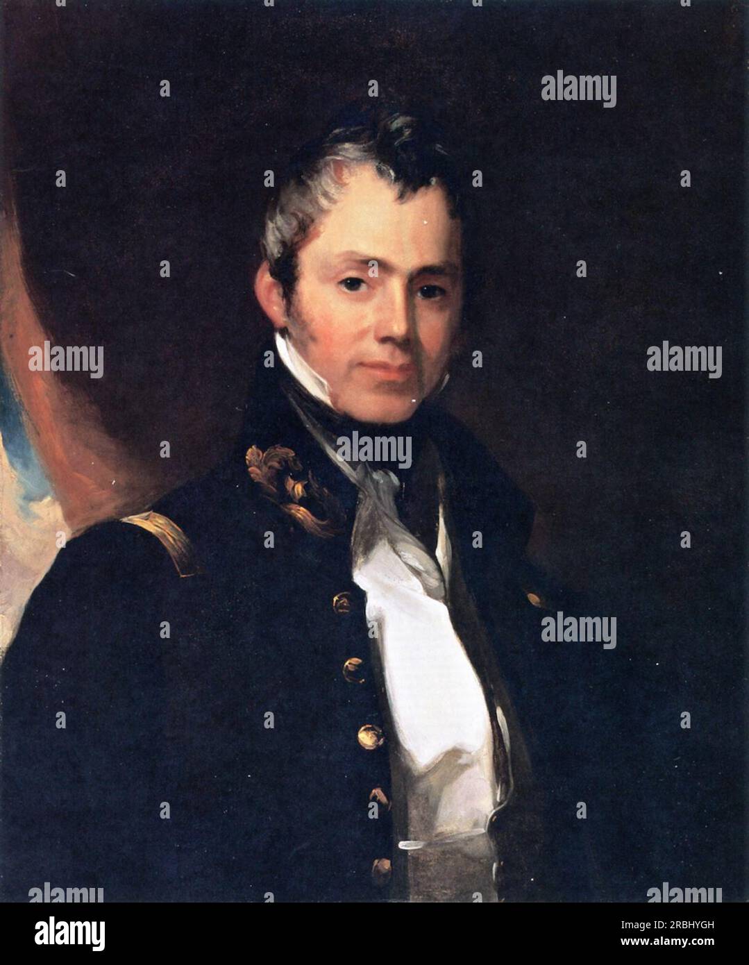 General Sylvanus Thayer 1832 by Thomas Sully Stock Photo - Alamy