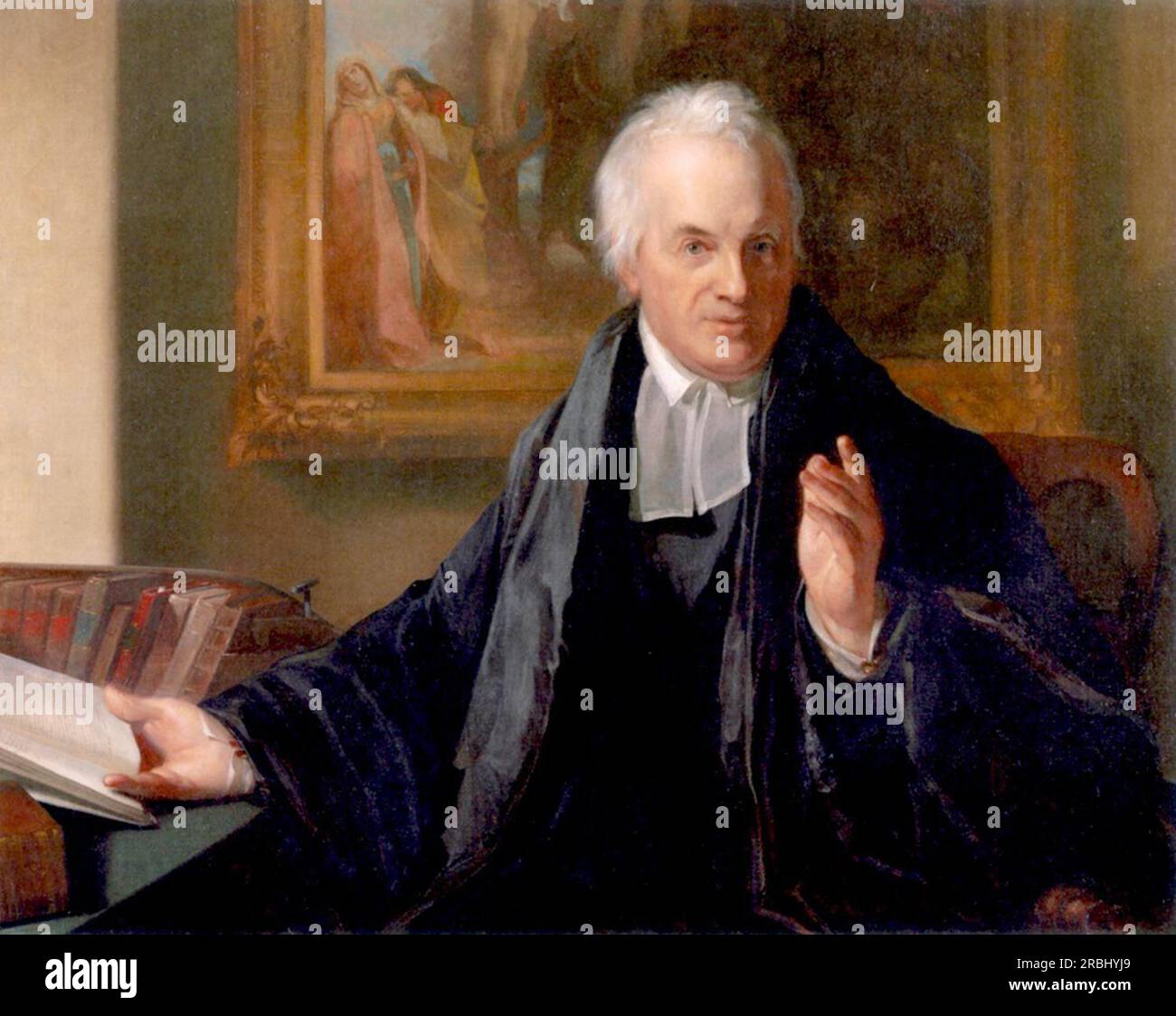 The Reverend James Abercrombie 1826 by Thomas Sully Stock Photo - Alamy
