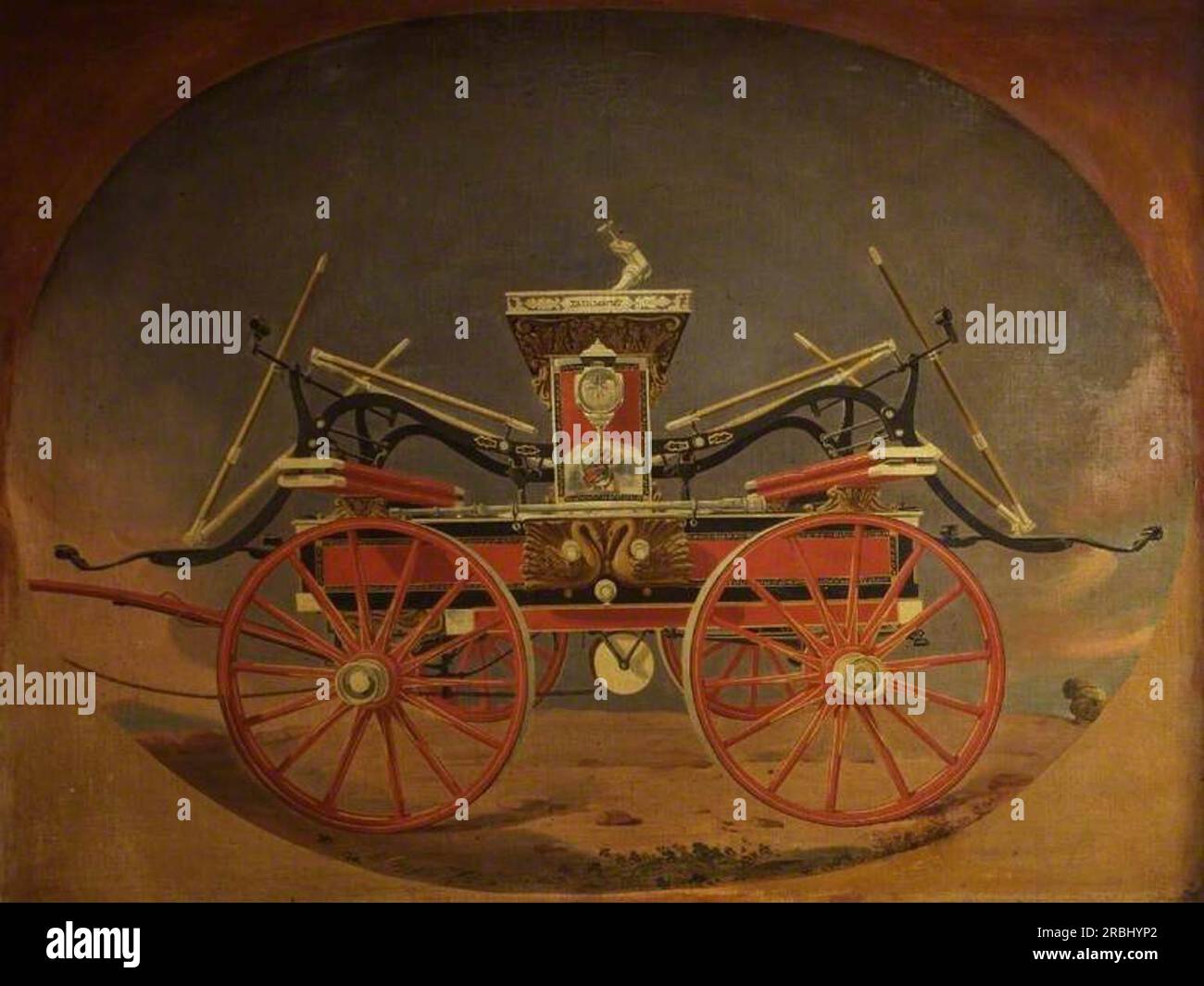 Fire Steamer Engine 'Fairmount' 1854 by Thomas Sully Stock Photo - Alamy