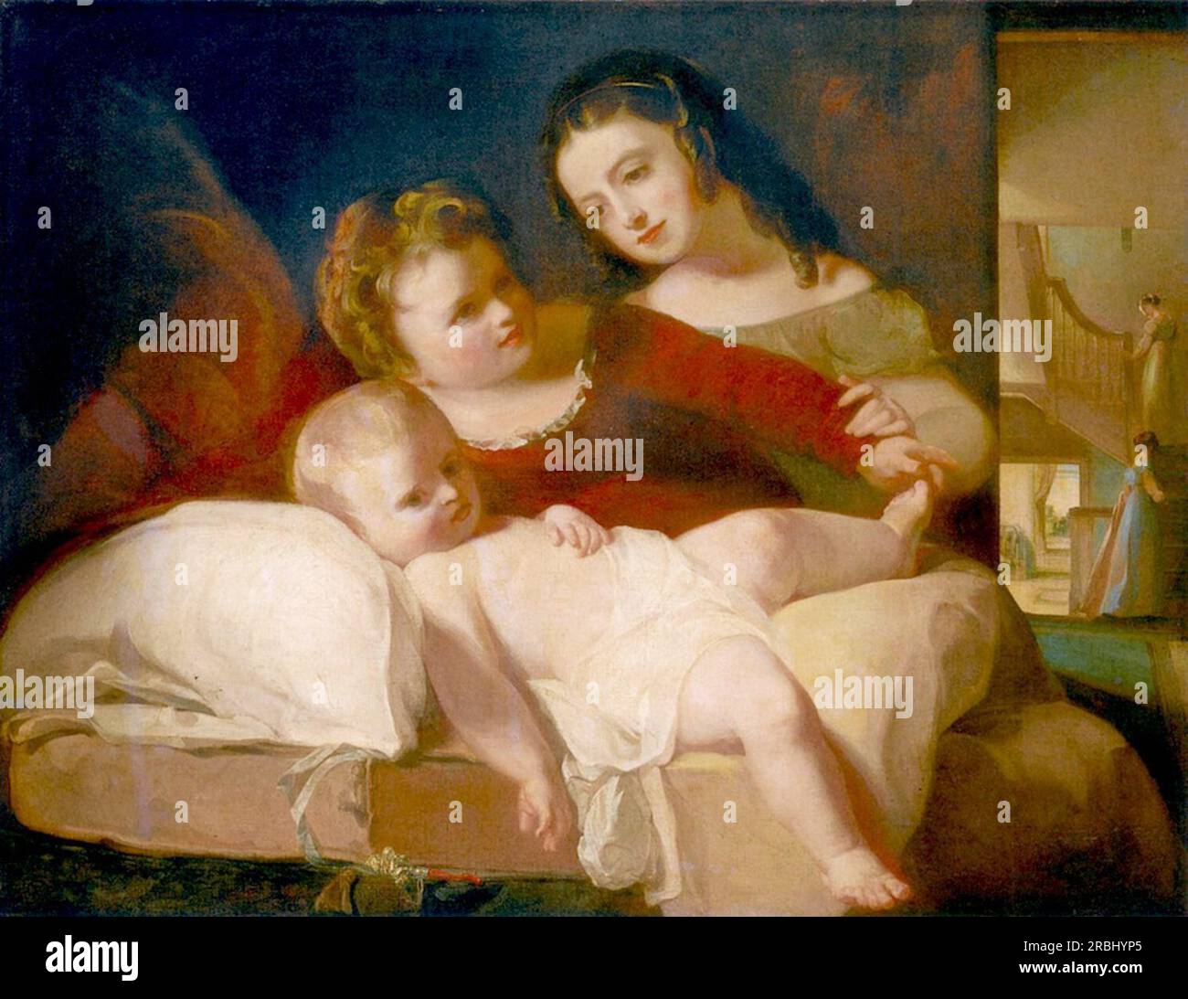 The David Children 1826 by Thomas Sully Stock Photo - Alamy