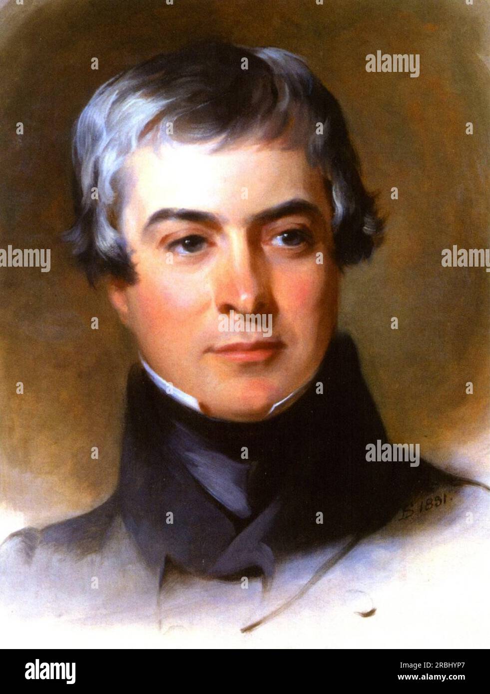 Benjamin Gratz 1831 by Thomas Sully Stock Photo - Alamy