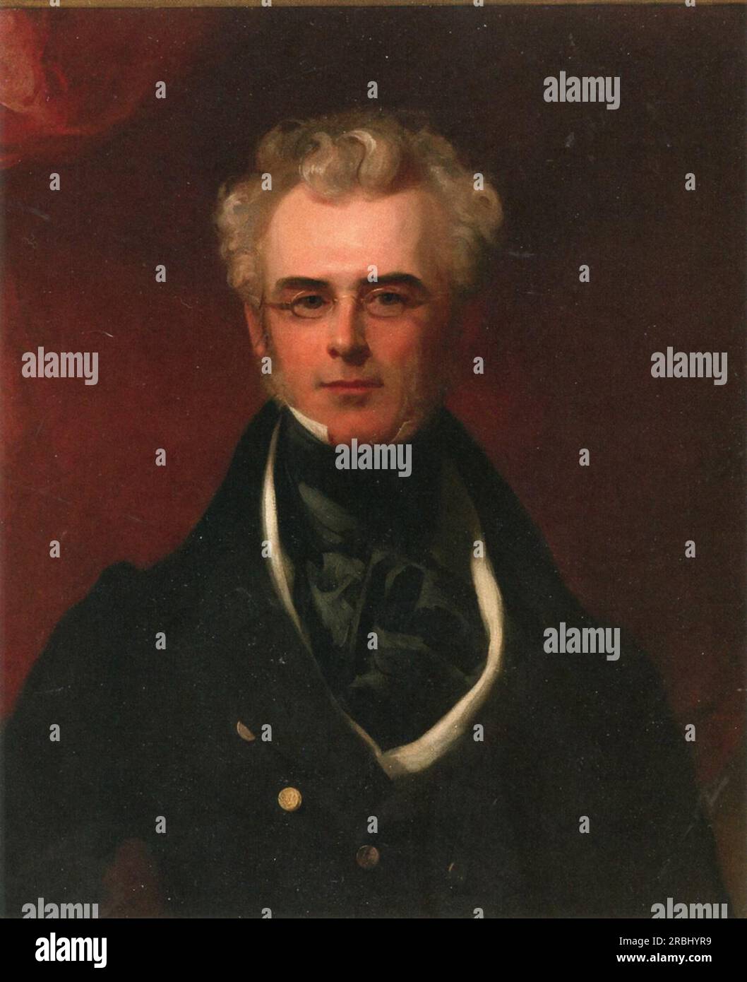 Samuel Jaudon 1838 by Thomas Sully Stock Photo - Alamy