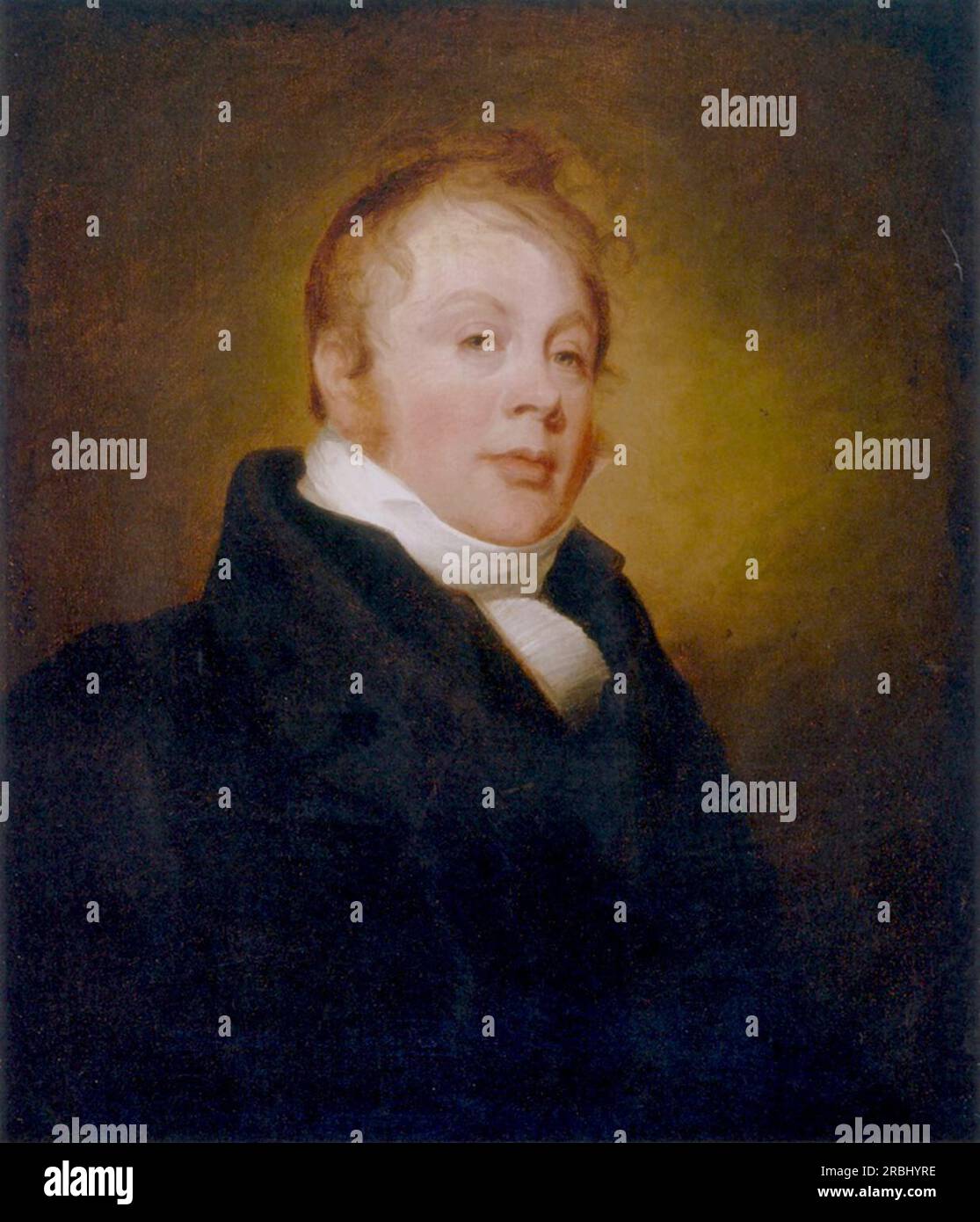 William Warren 1808 by Thomas Sully Stock Photo - Alamy