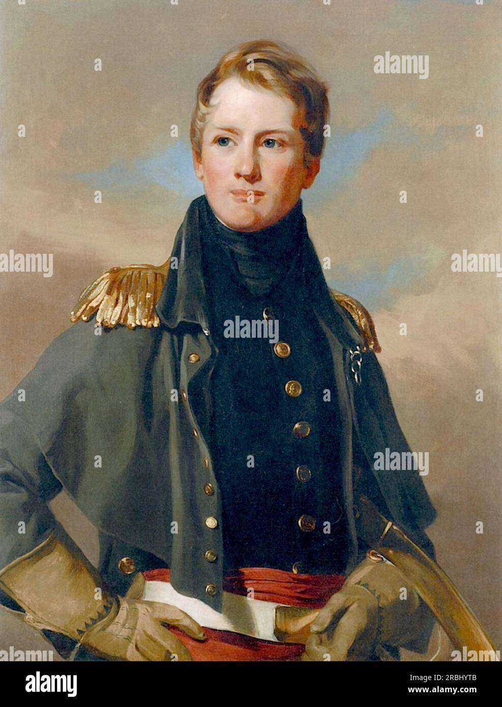 Major Thomas Biddle 1818 by Thomas Sully Stock Photo - Alamy