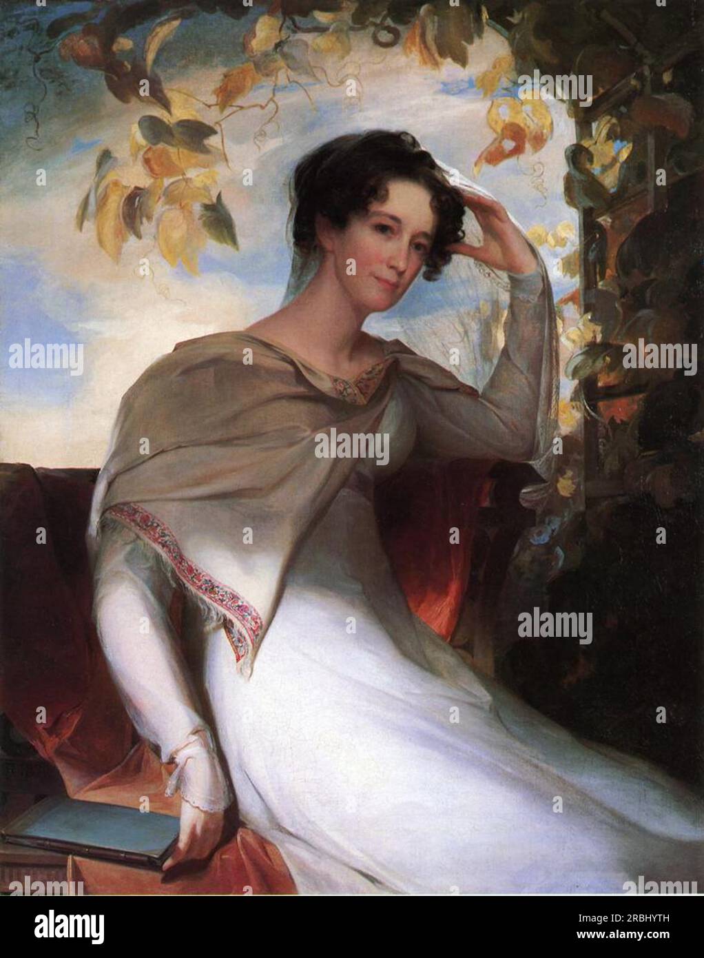 Mrs. James Gibson (Elizabeth Bordley) 1822 by Thomas Sully Stock Photo ...