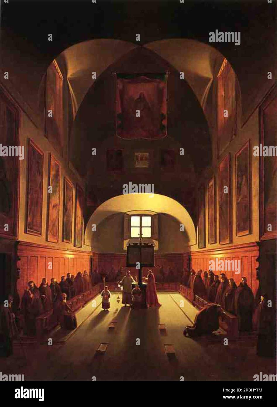 The Interior of the Capuchin Chapel In the Piazza Barberini (after ...