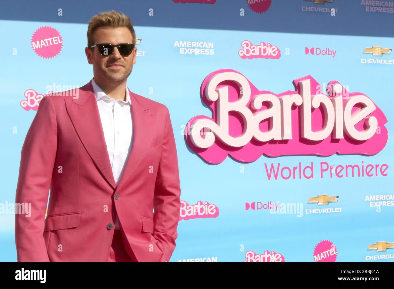LOS ANGELES - JUL 9: Scott Evans at the Barbie World Premiere at the Shrine Auditorium on July 9 ...