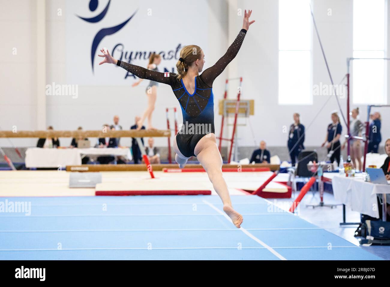 The individual all-around gymnastics competition at the Inter Island ...