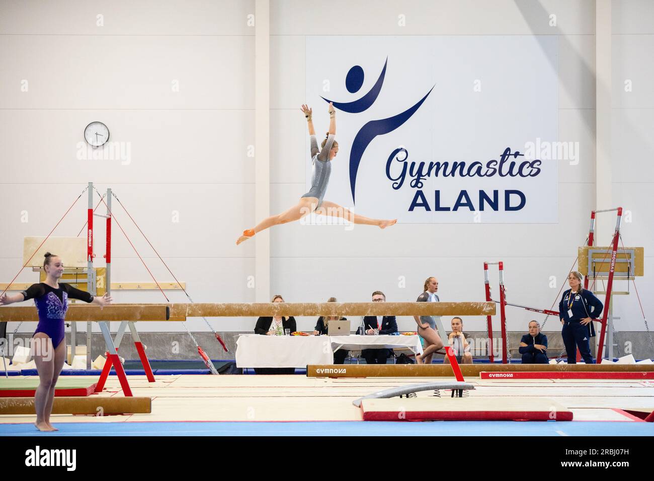 The individual all-around gymnastics competition at the Inter Island ...