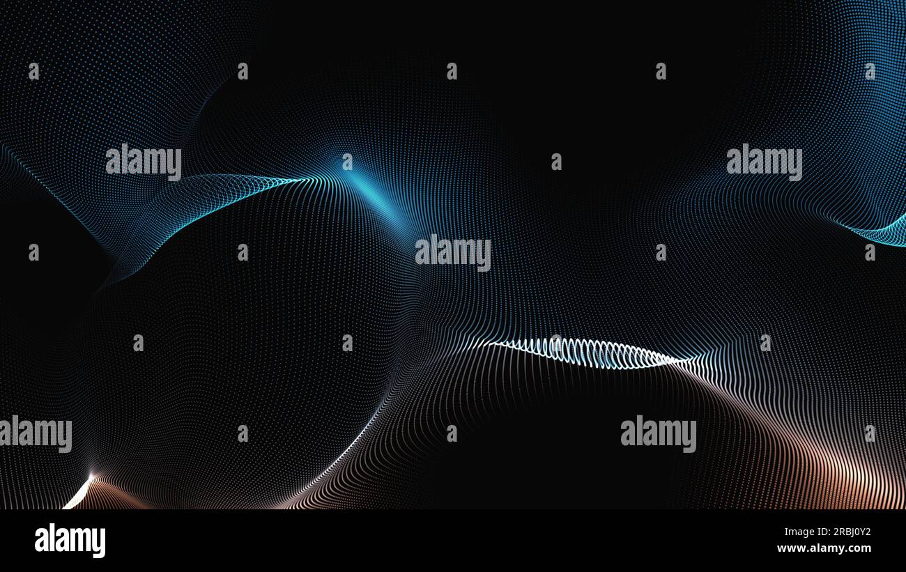 Shimmering wave in an abstract background Stock Photo - Alamy