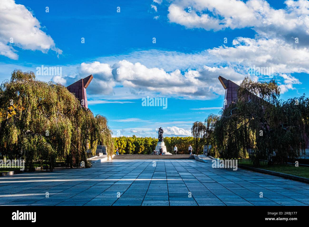 Two abstract red russian flags hi-res stock photography and images - Alamy