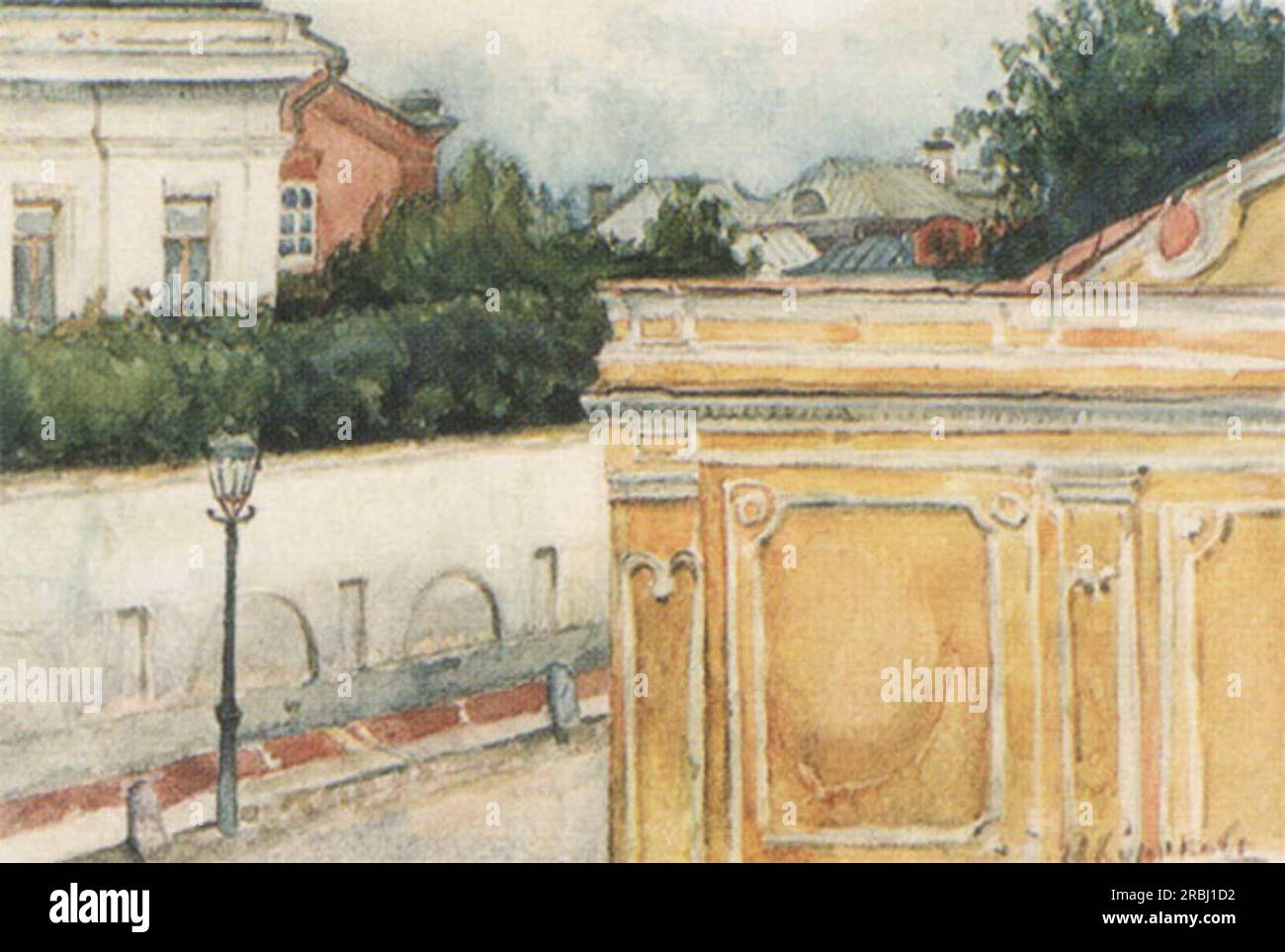 Bit of Moscow 1880; Moscow, Russian Federation by Vasily Surikov Stock ...