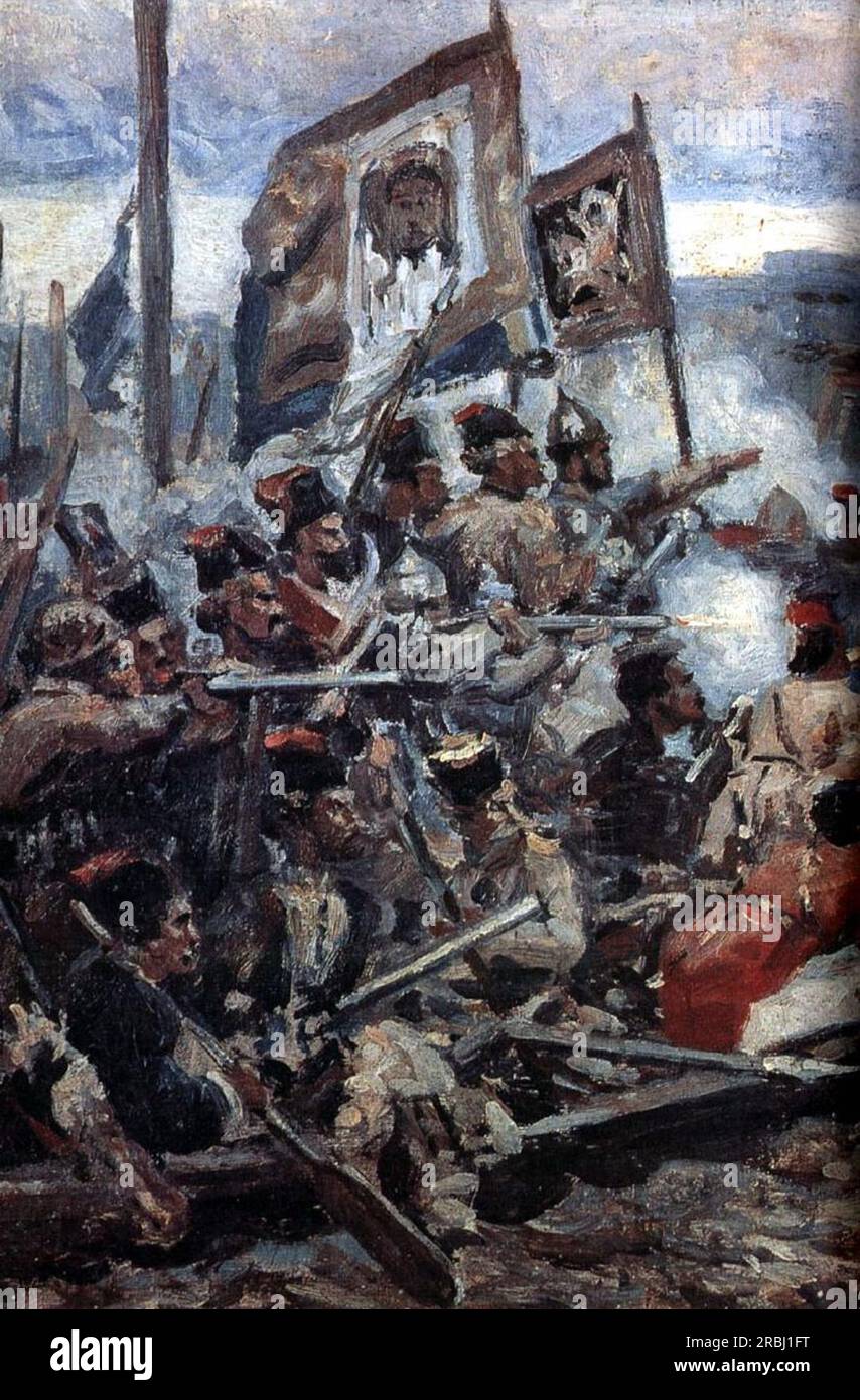 Surikov yermak conquest of siberia hi-res stock photography and images ...