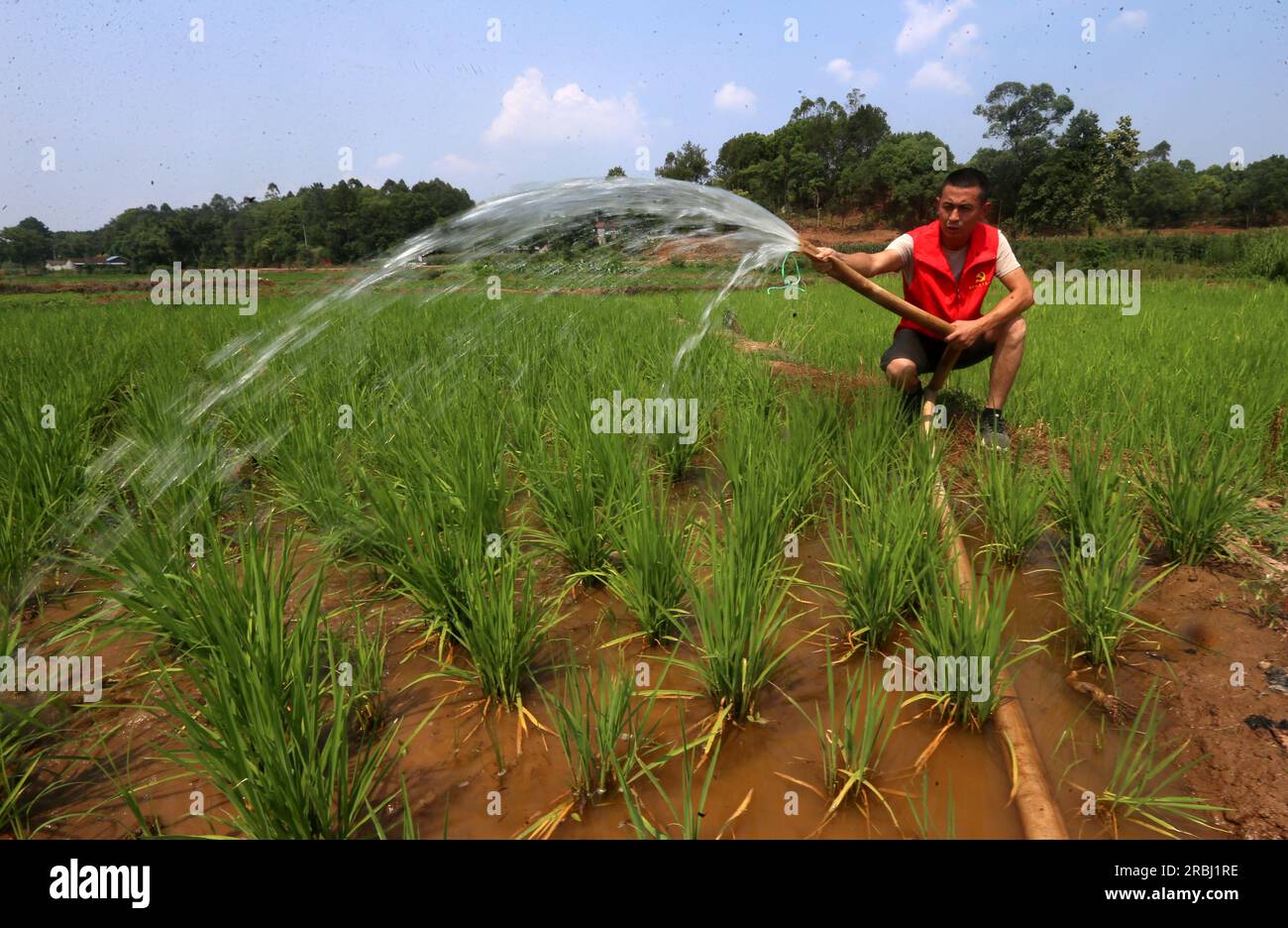 Farmer uses water pump pump hi-res stock photography and images - Alamy