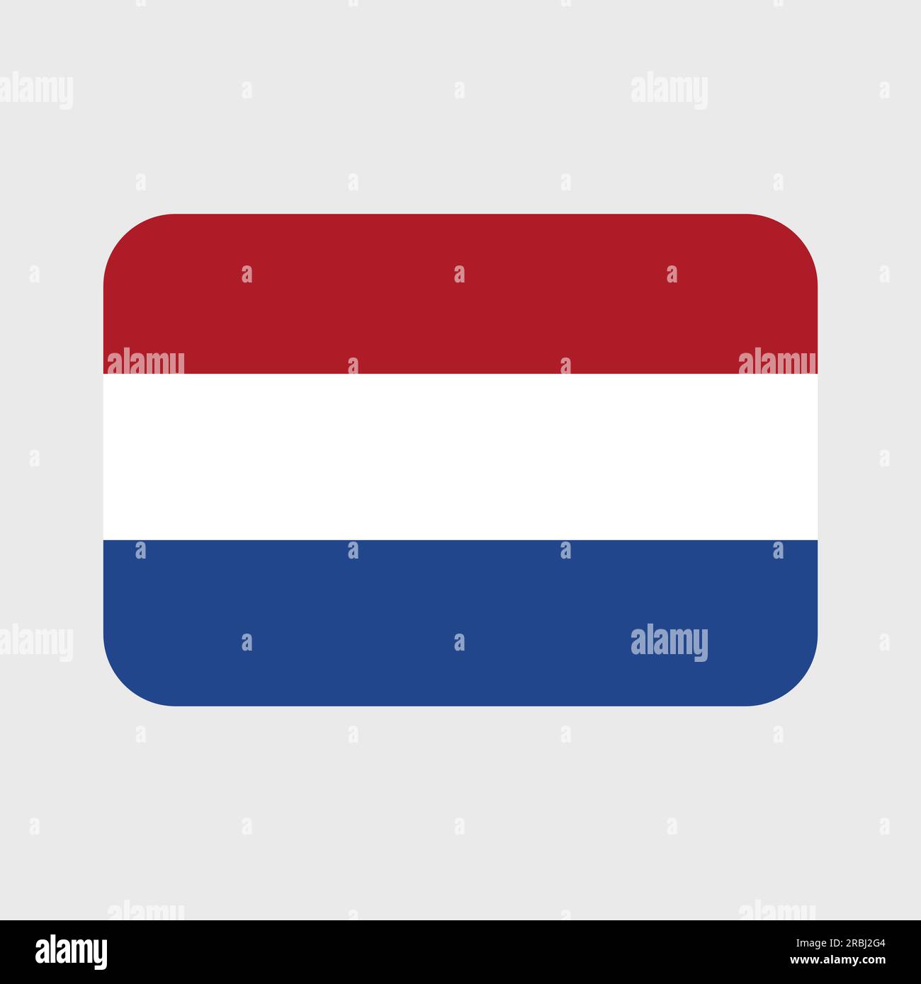 The Netherlands flag vector icons set in the shape of heart, star ...