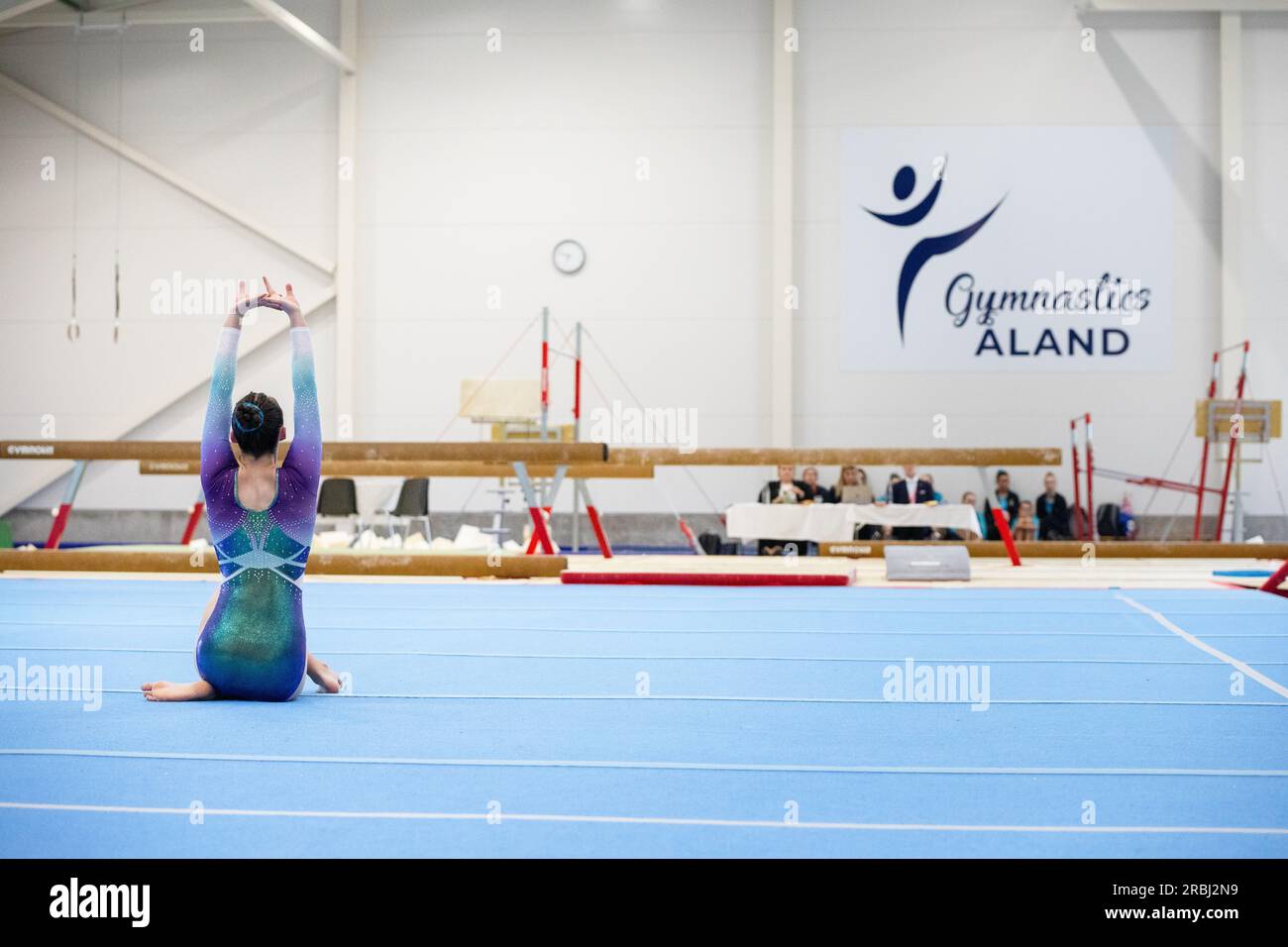 The individual all-around gymnastics competition at the Inter Island ...