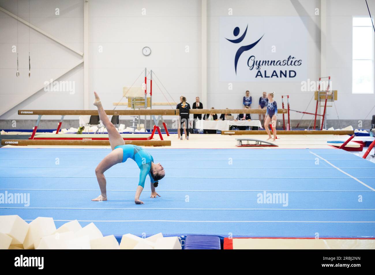 The individual all-around gymnastics competition at the Inter Island ...