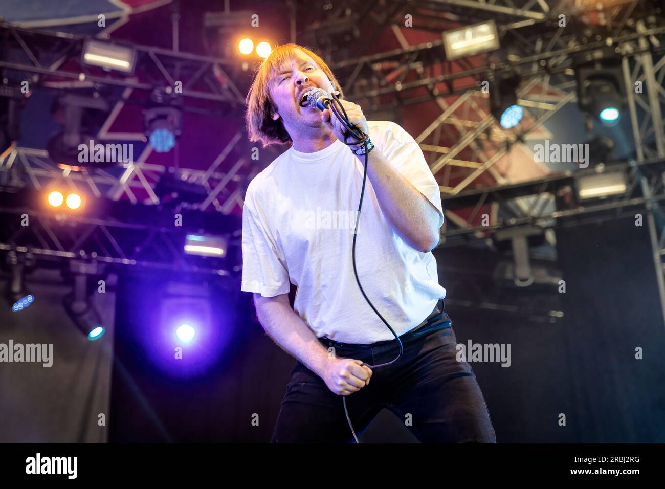 Oslo, Norway. 23rd, June 2023. The Norwegian rock band Death By Unga ...
