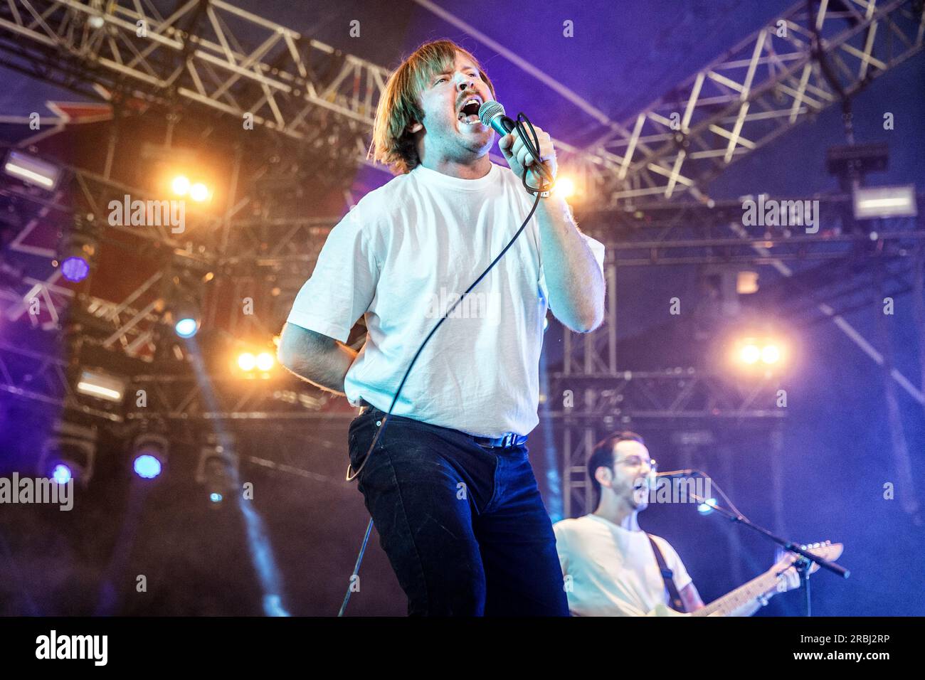 Oslo, Norway. 23rd, June 2023. The Norwegian rock band Death By Unga ...