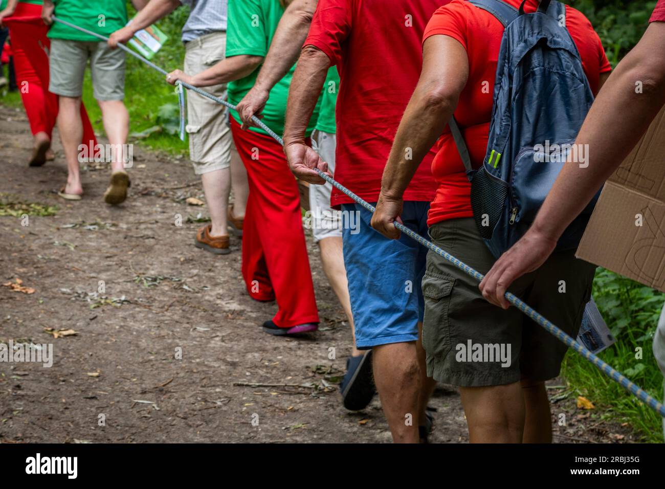 Rotterdam, Zuid Holland, Netherlands. 9th July, 2023. Climate activists ...