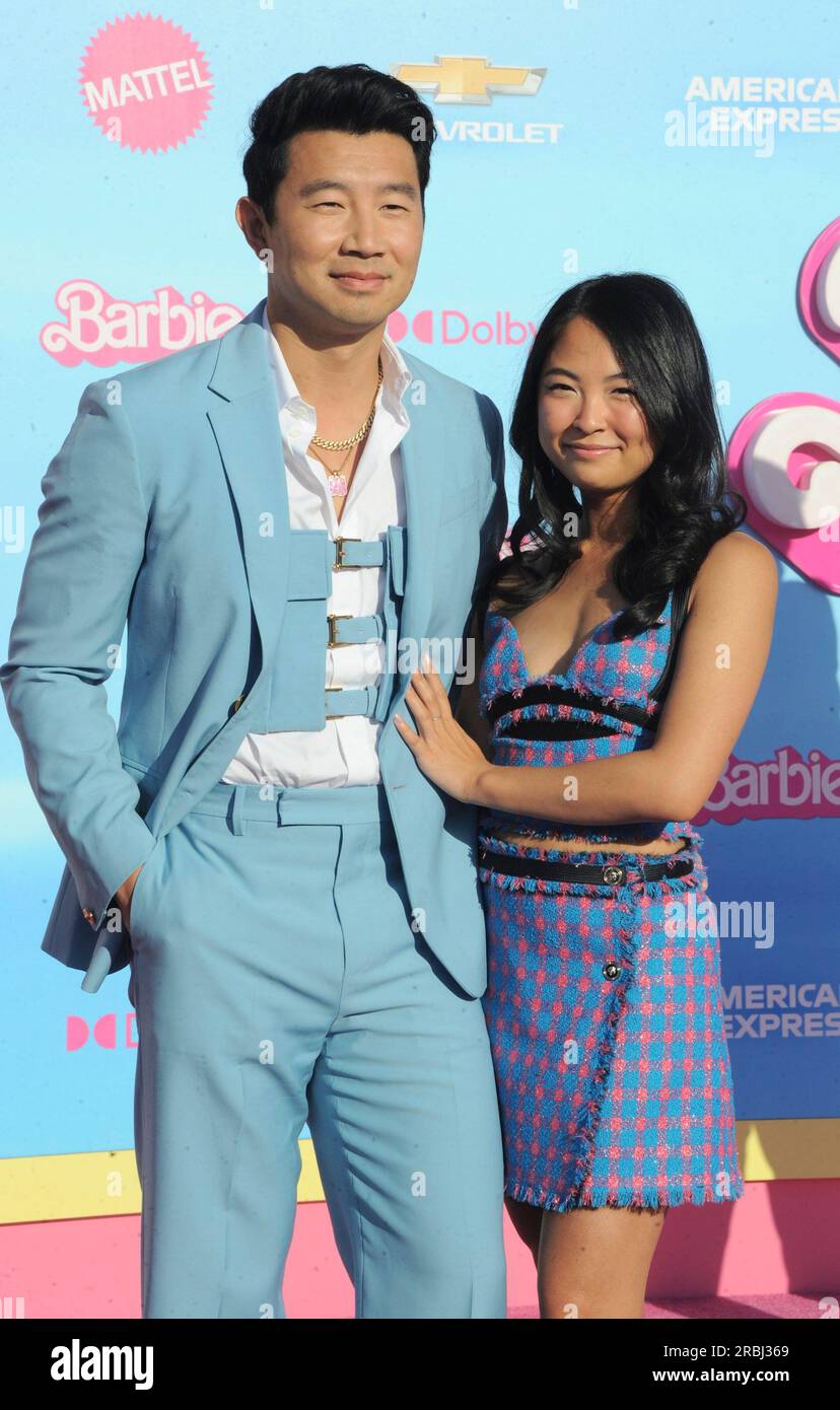 Los Angeles, CA. 9th July, 2023. Allison Hsu, Simu Liu at arrivals for ...
