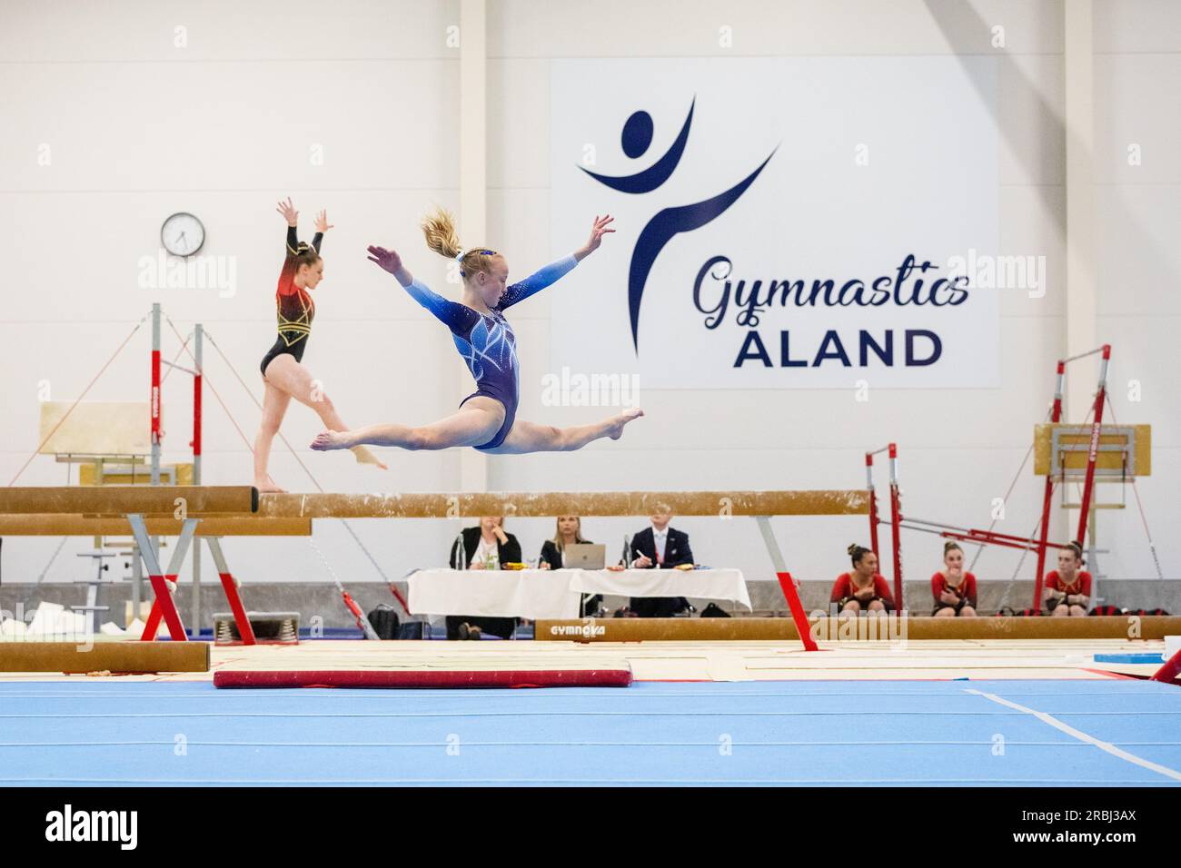 The individual all-around gymnastics competition at the Inter Island ...