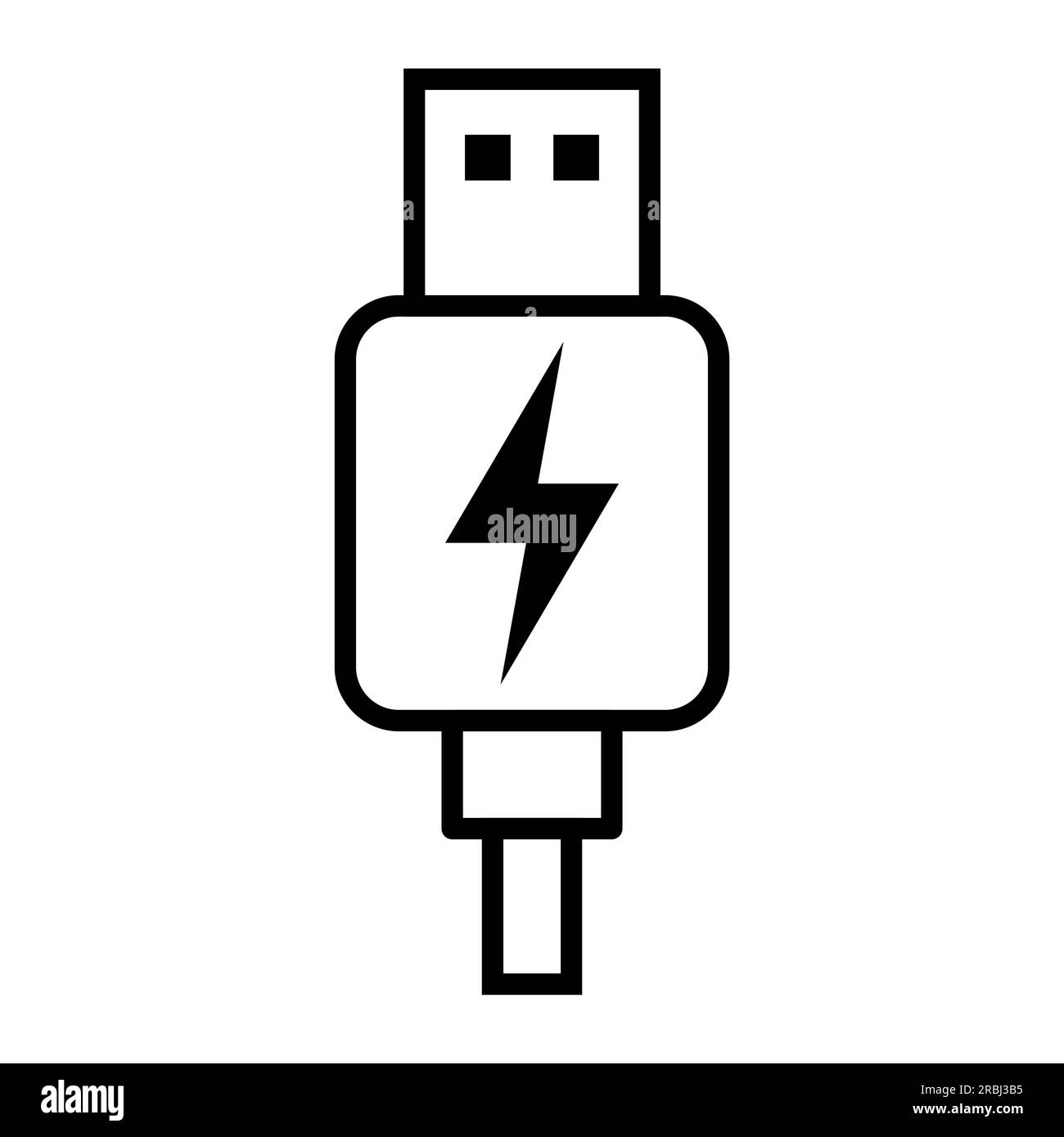 USB plug cable icon technology, connect device sign, electronic ...