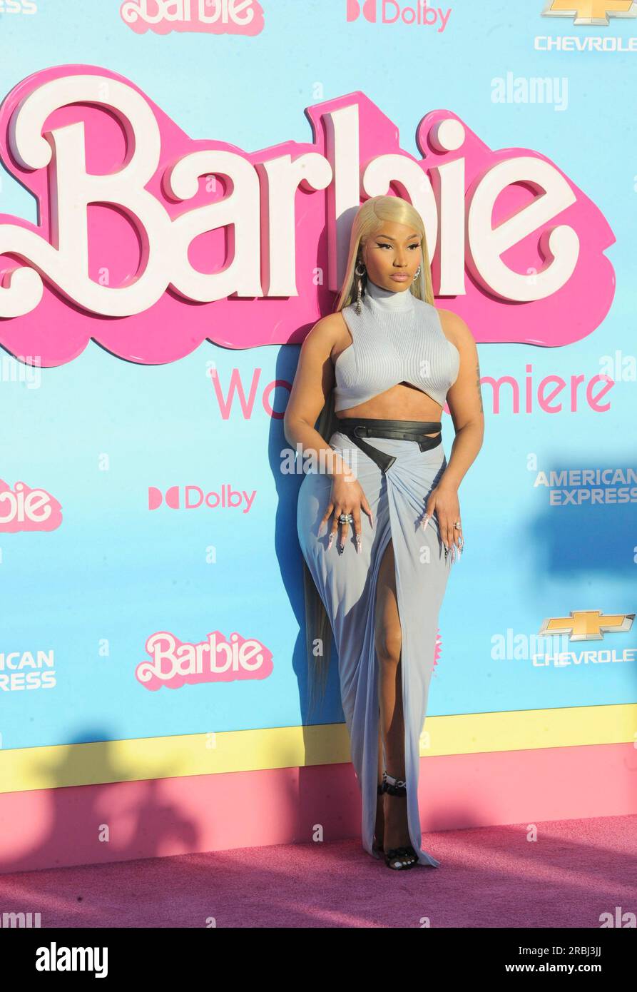 Los Angeles, CA. 9th July, 2023. Nicki Minaj at arrivals for The BARBIE ...