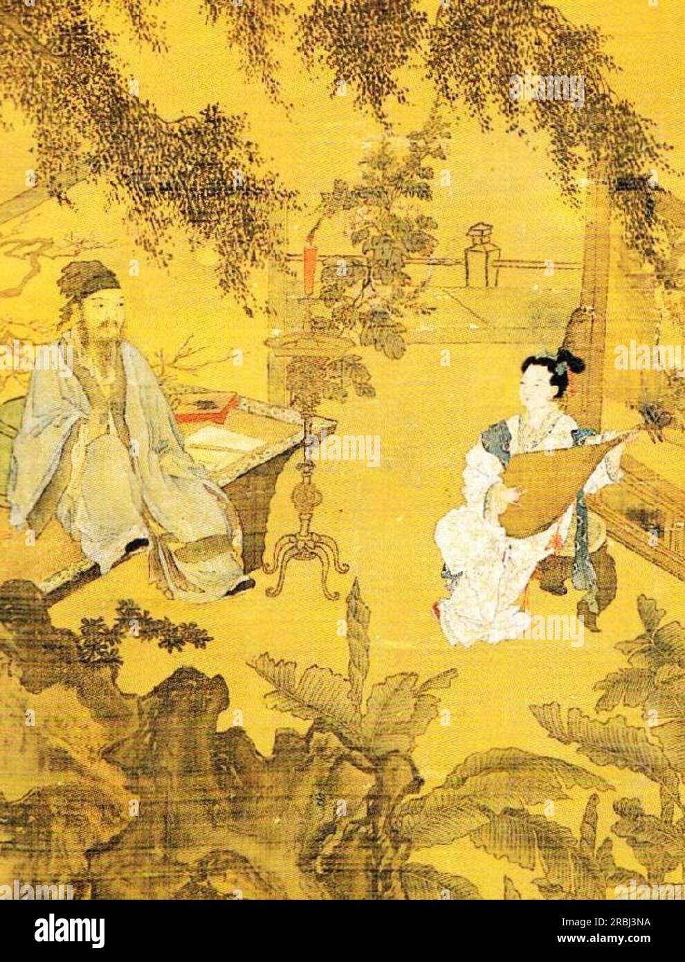 Tao Gu Presents a Poem 1515 by Tang Yin Stock Photo - Alamy