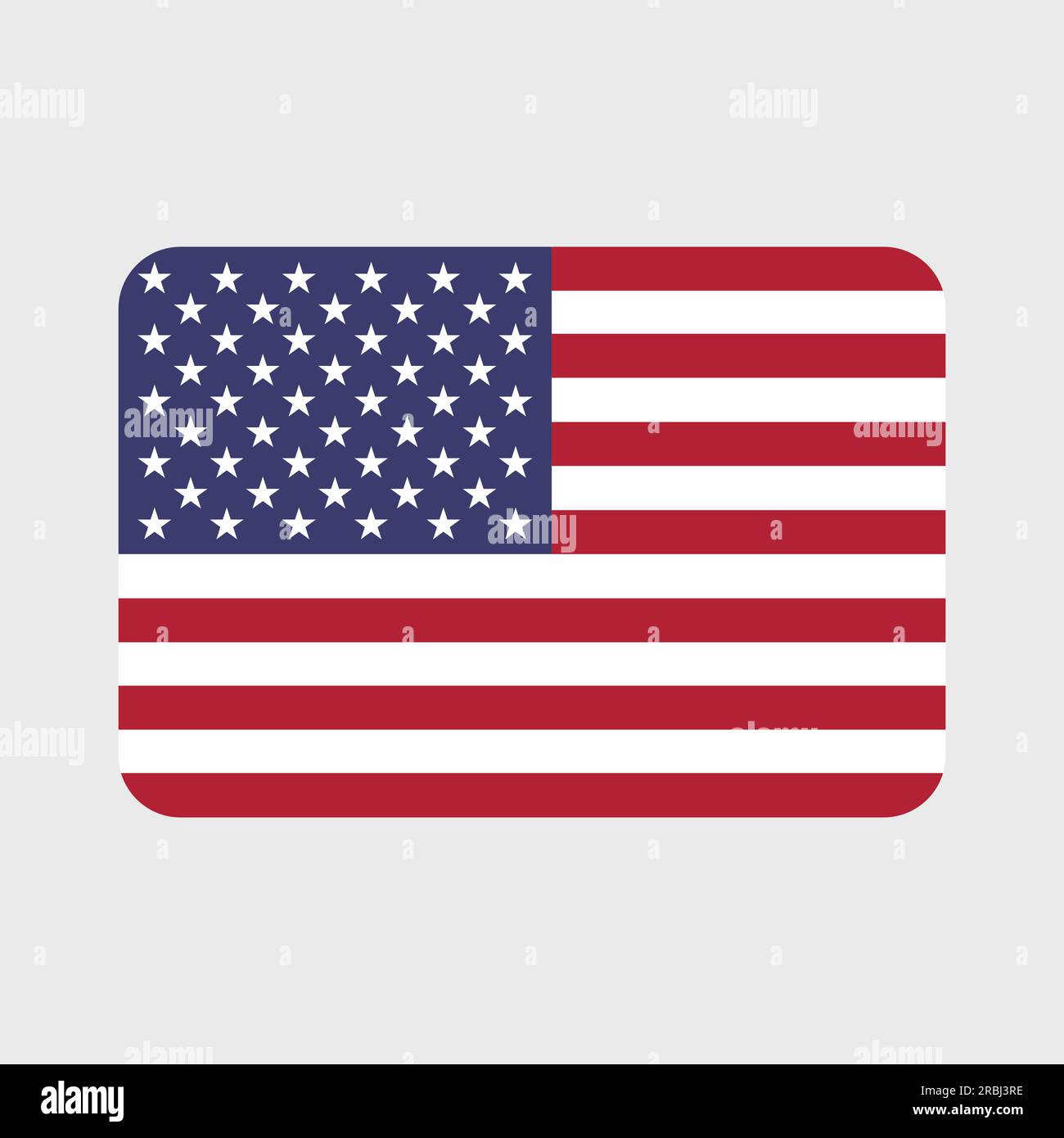 USA flag vector icon. American flag illustration Stock Vector Image ...