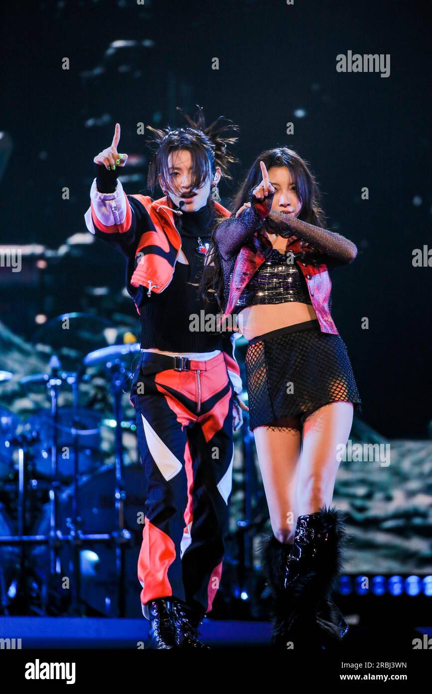 Chinese rapper and singer-songwriter Wang Linkai holds concert in ...