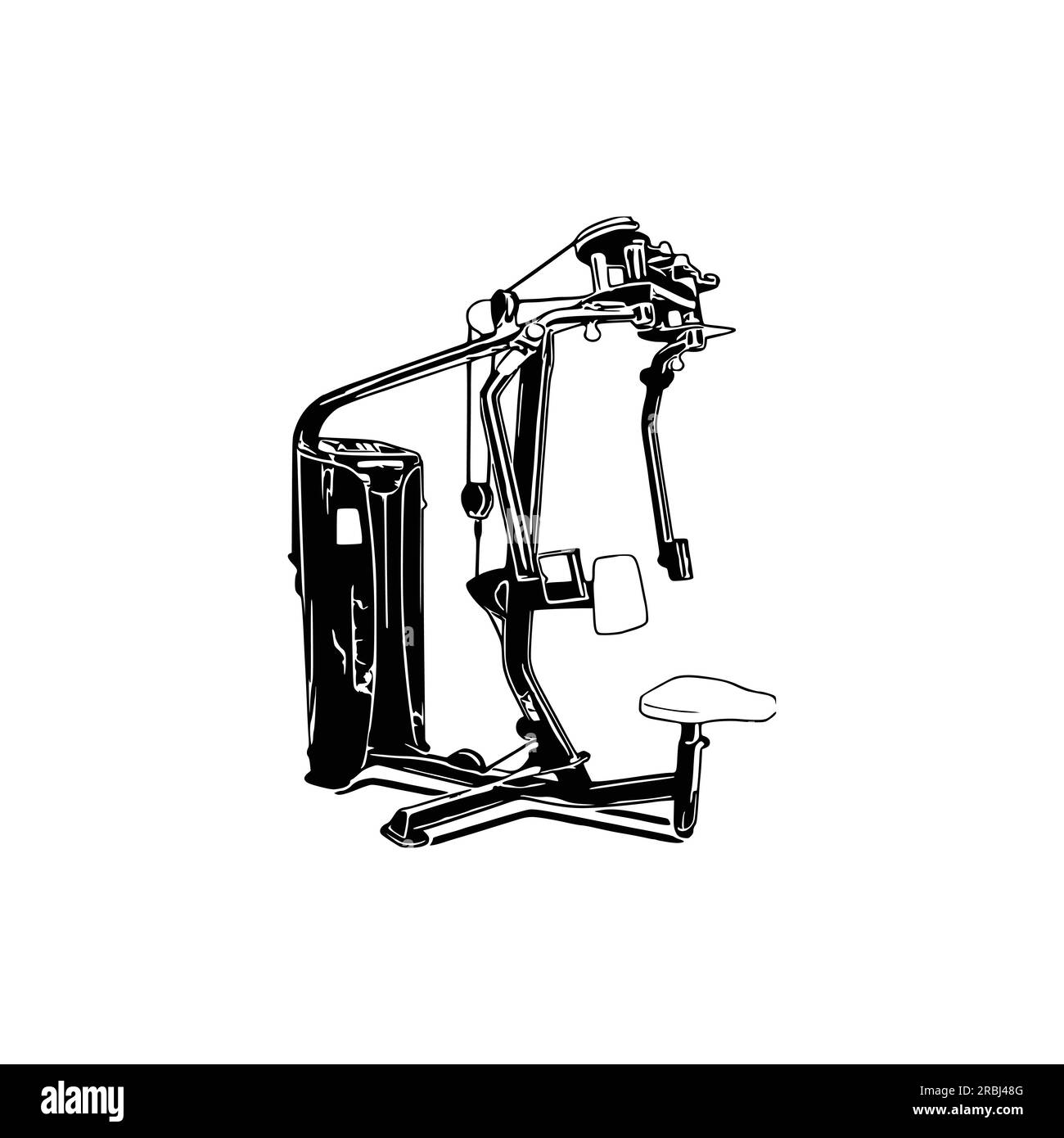 Leg Press Machine Drawing