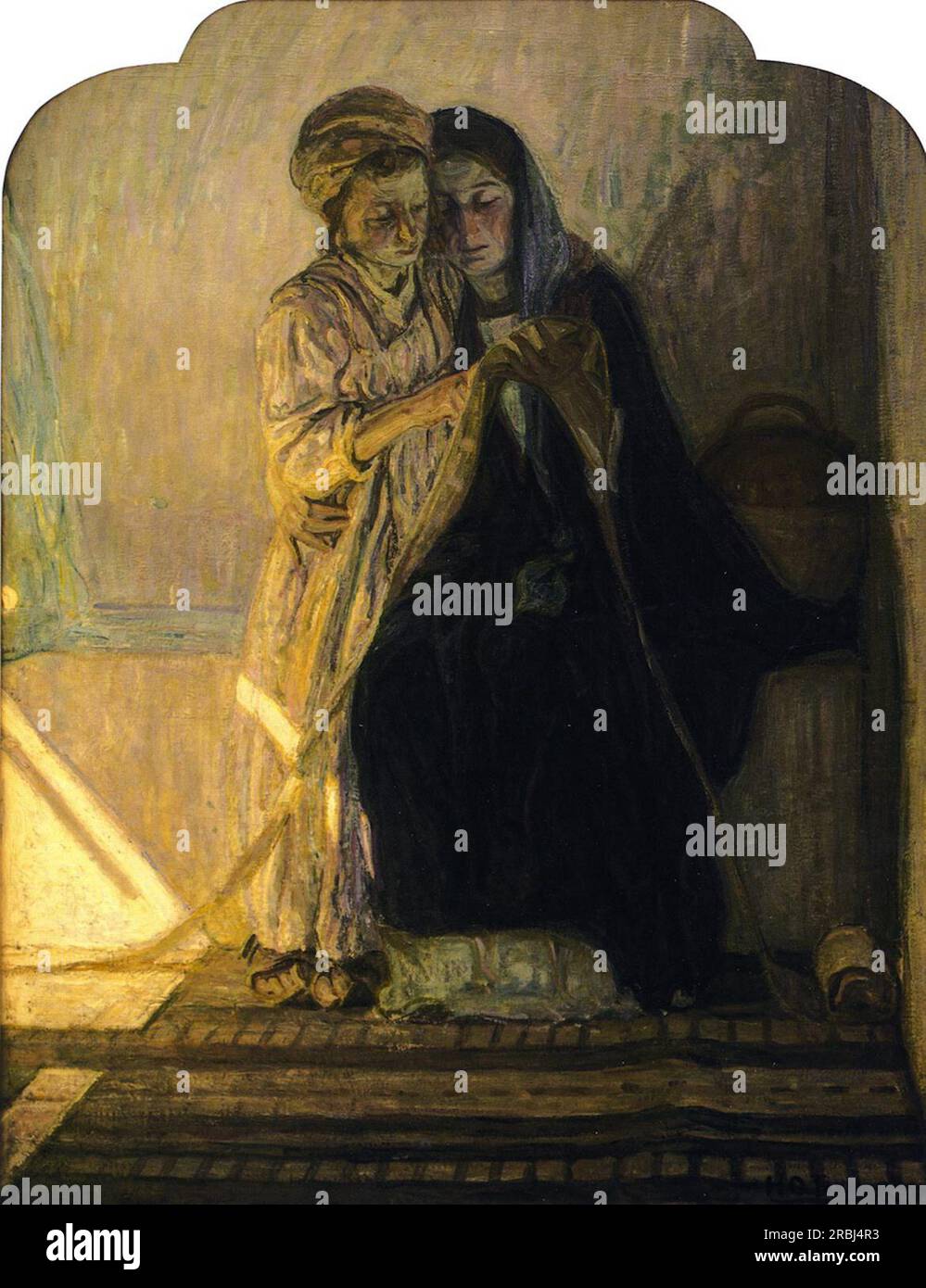 Christ Learning to Read 1914 by Henry Ossawa Tanner Stock Photo - Alamy
