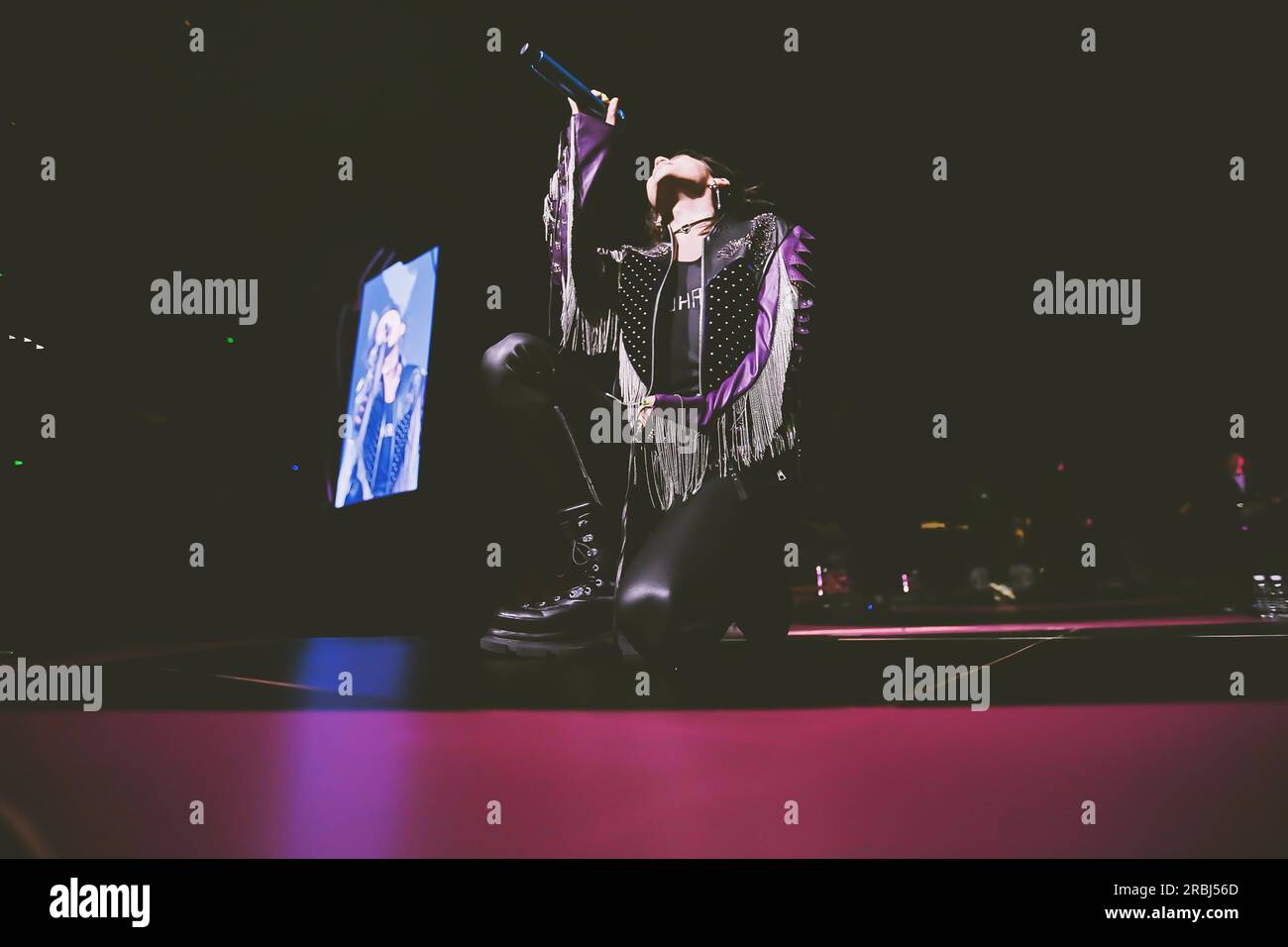 Chinese rapper and singer-songwriter Wang Linkai holds concert in ...