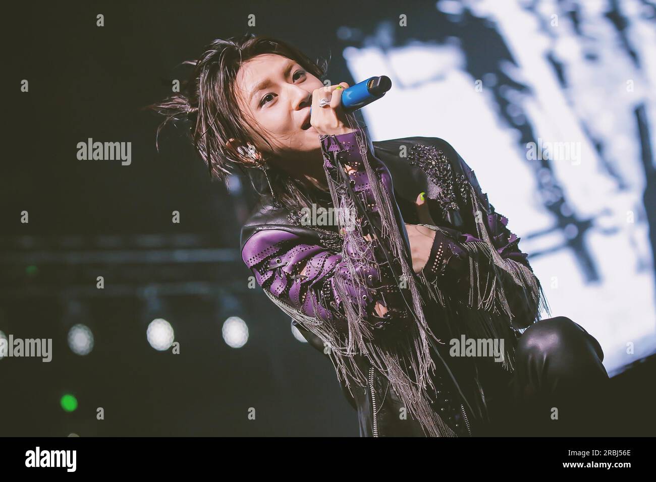 Chinese rapper and singer-songwriter Wang Linkai holds concert in ...