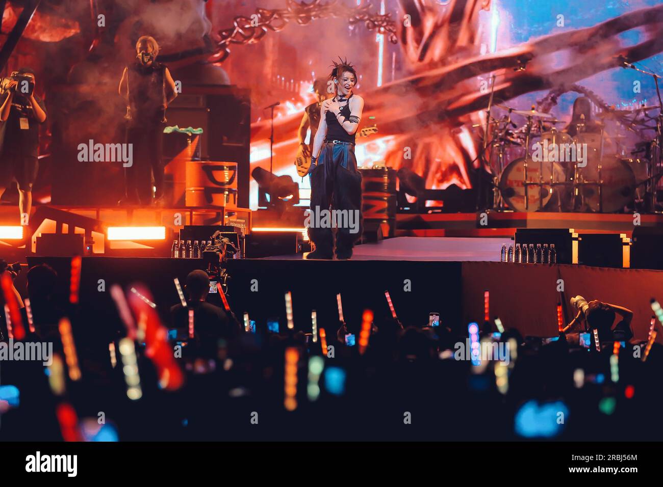 Chinese rapper and singer-songwriter Wang Linkai holds concert in ...