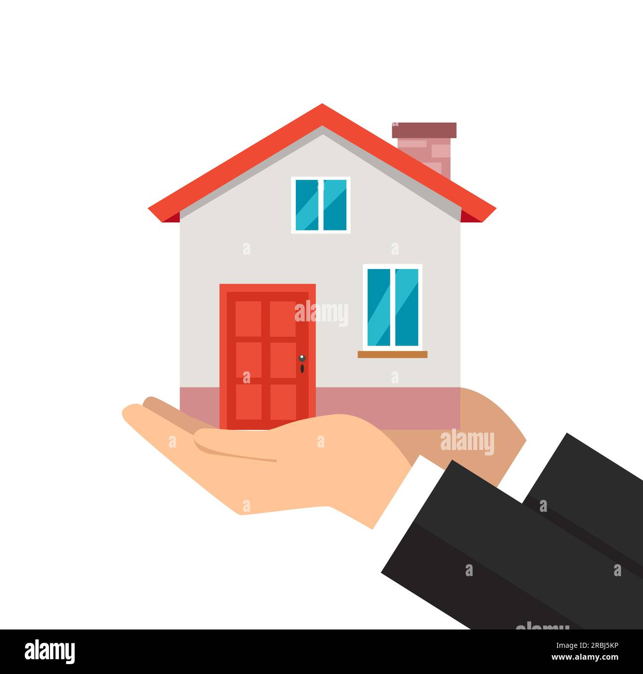 retro style home icon Stock Vector Image & Art - Alamy