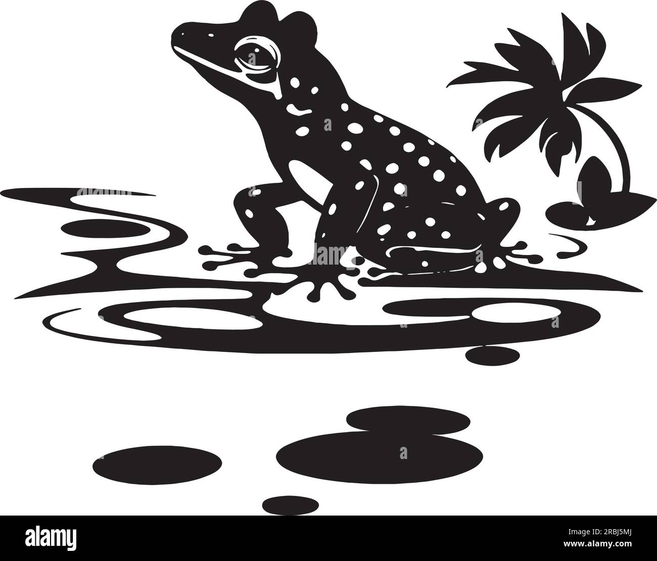Leapfrog frog Stock Vector Images - Alamy