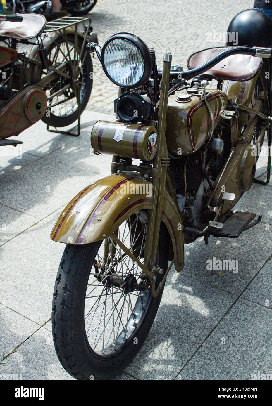 Retro Harley Davidson 11.07.2023 Bialystok Poland. Photo from the ...