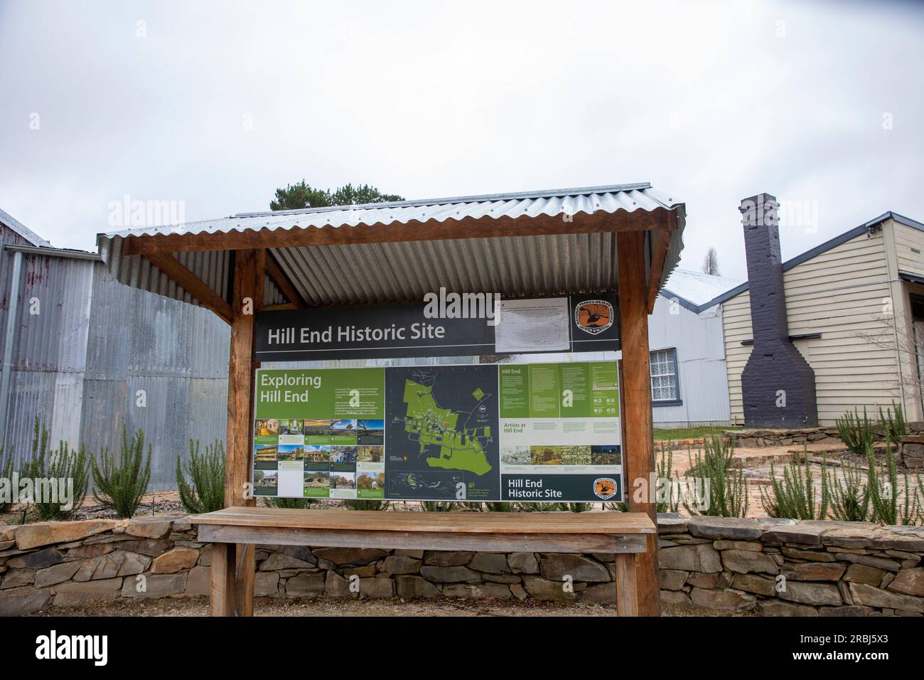 July 2023, Hill End historic site village in regional NSW, famous as a ...