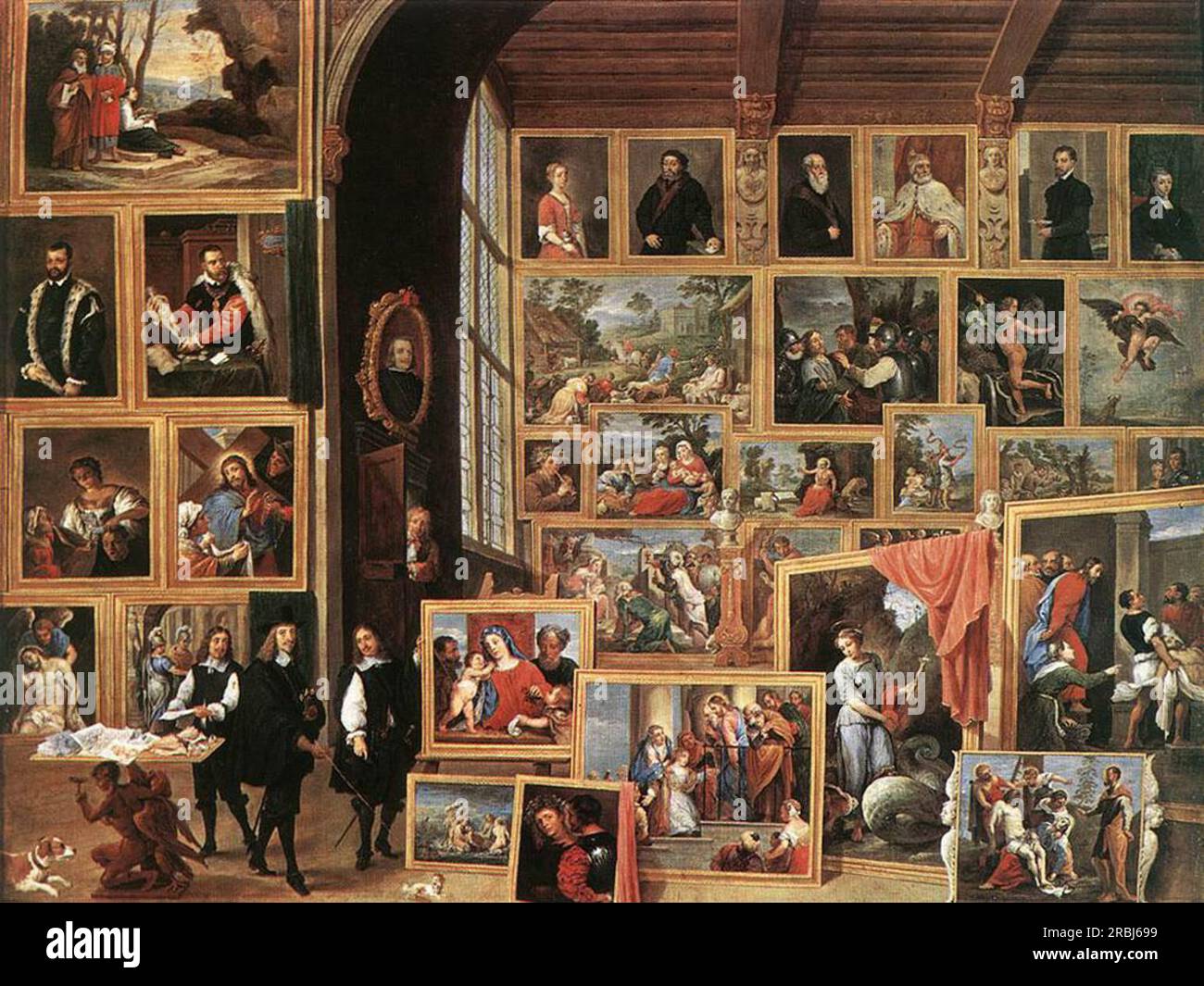 The Picture Gallery of Archduke Leopold Wilhelm 1640; Belgium by David ...