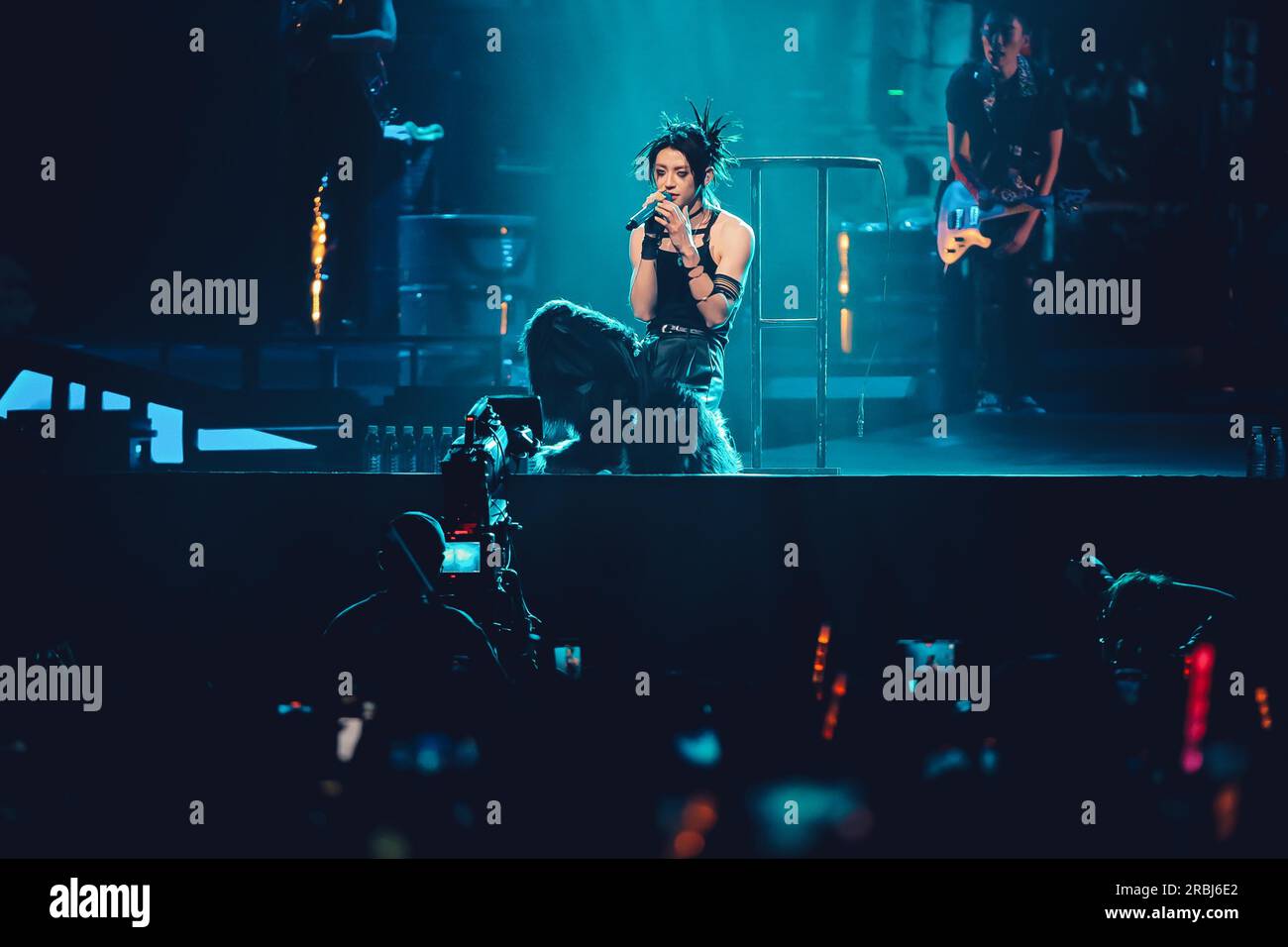 Chinese rapper and singer-songwriter Wang Linkai holds concert in ...