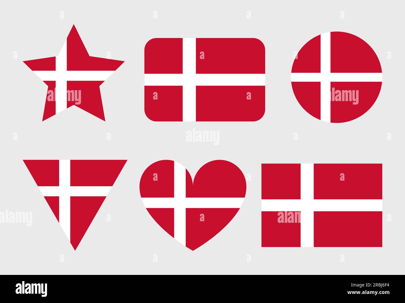 Denmark flag Stock Vector Images - Alamy
