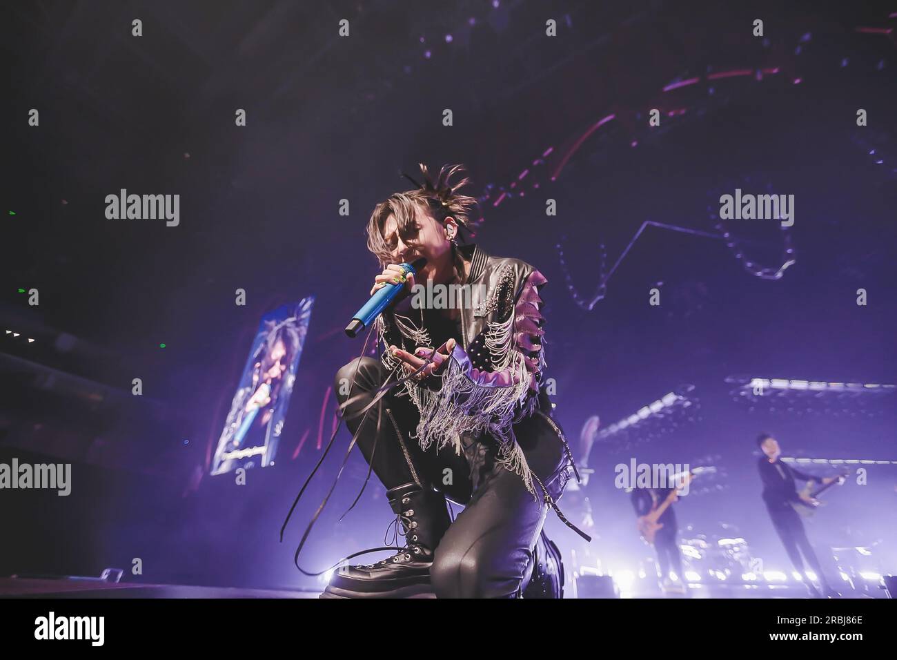Chinese rapper and singer-songwriter Wang Linkai holds concert in ...
