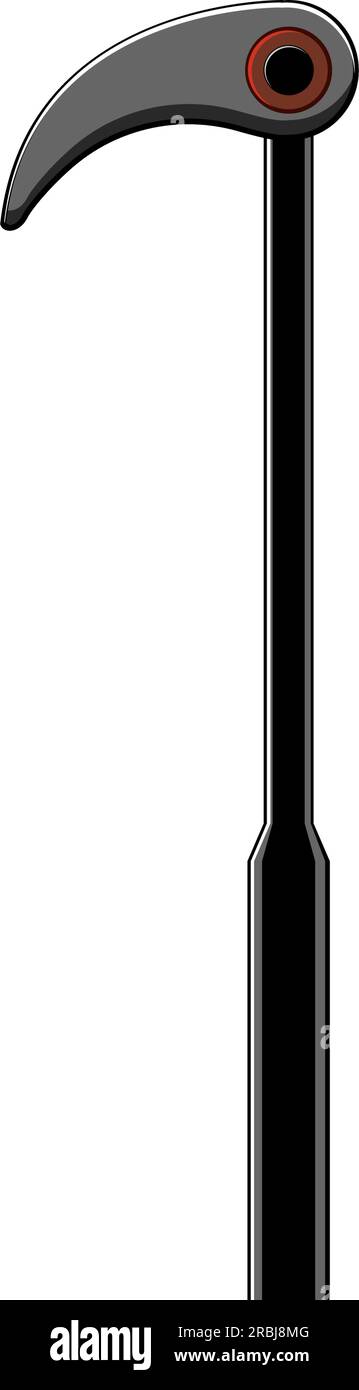 bar crowbar metal cartoon vector illustration Stock Vector Image & Art ...